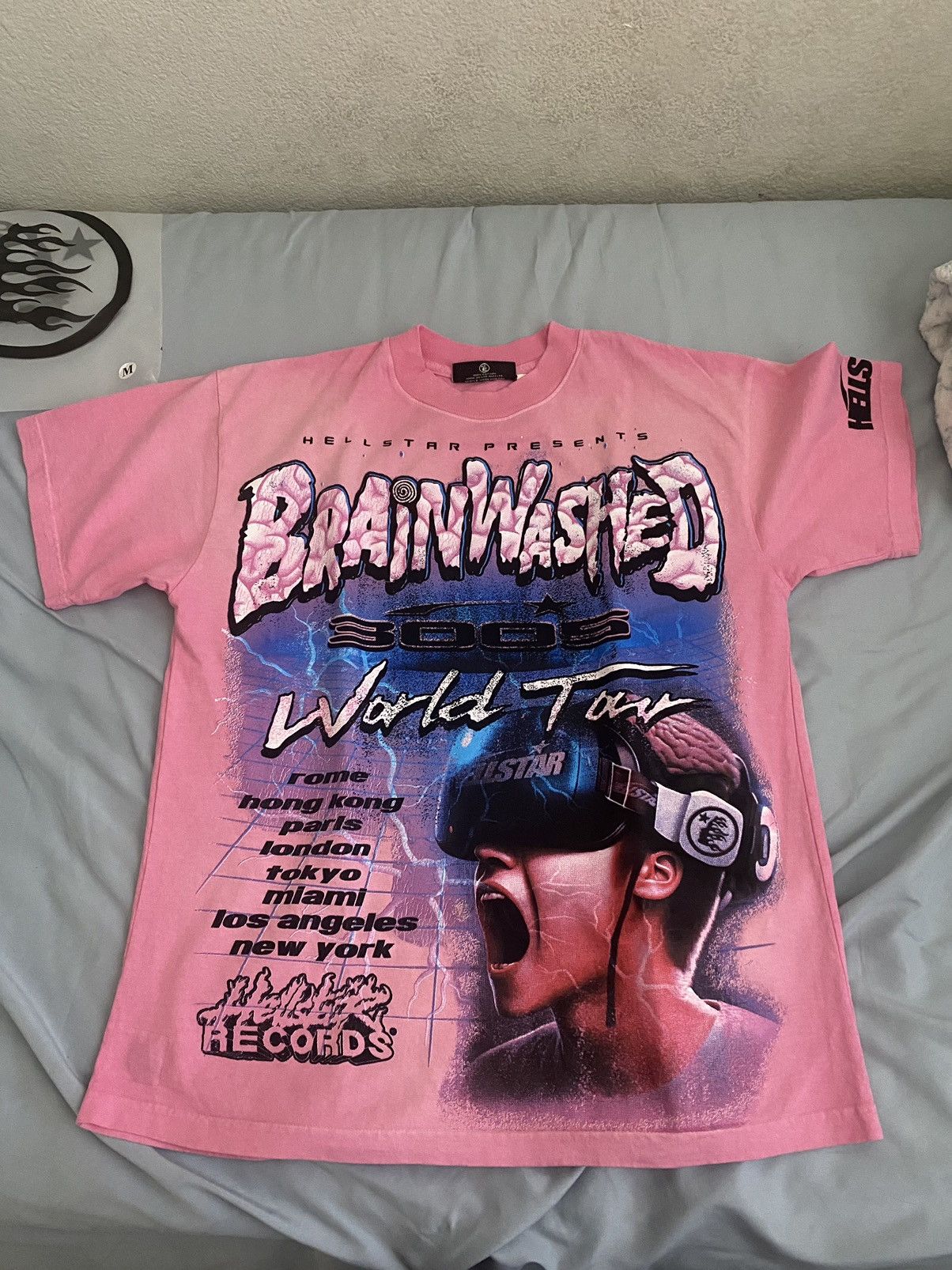 HELLSTAR Hellstar Brainwashed World Tour T-shirt | Grailed