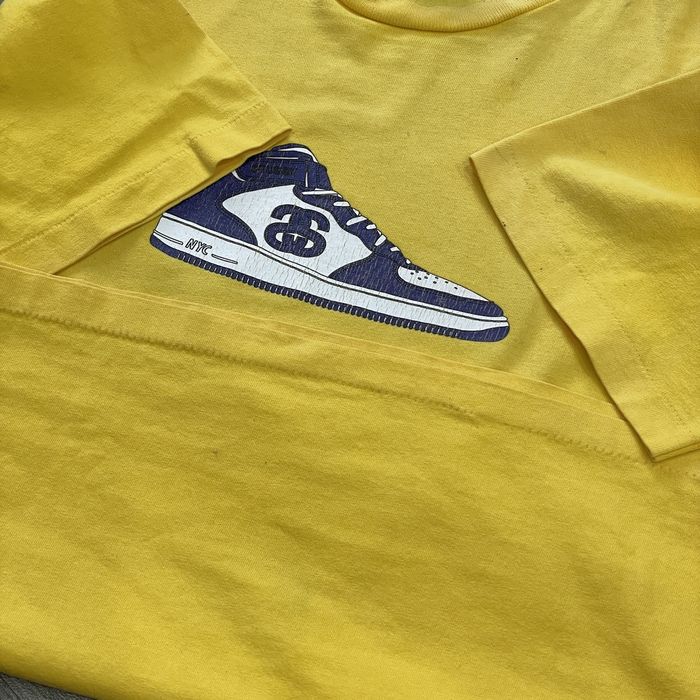 Vintage Vintage stussy ripoff nike air jordan shoe | Grailed