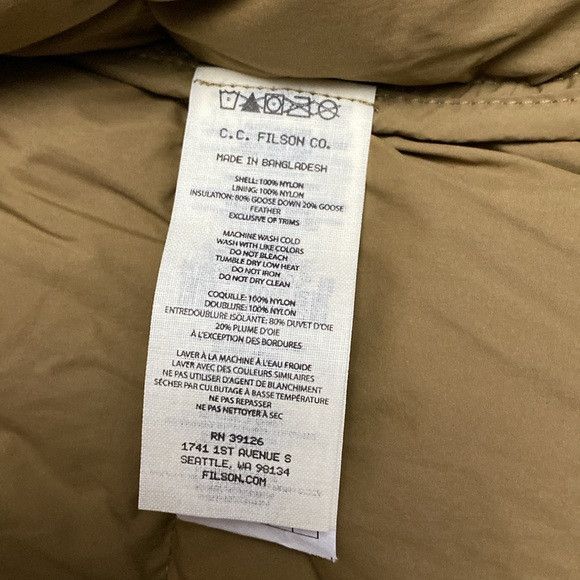 Filson FILSON PATEROS DOWN JACKET | Grailed