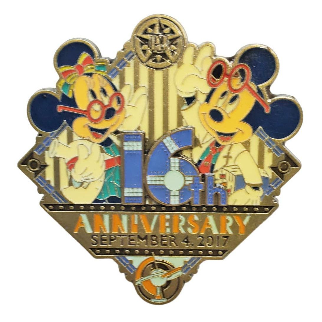 Disney 16 Anniversary Tokyo DisneySea Mickey Minnie Scientist Pin | Grailed