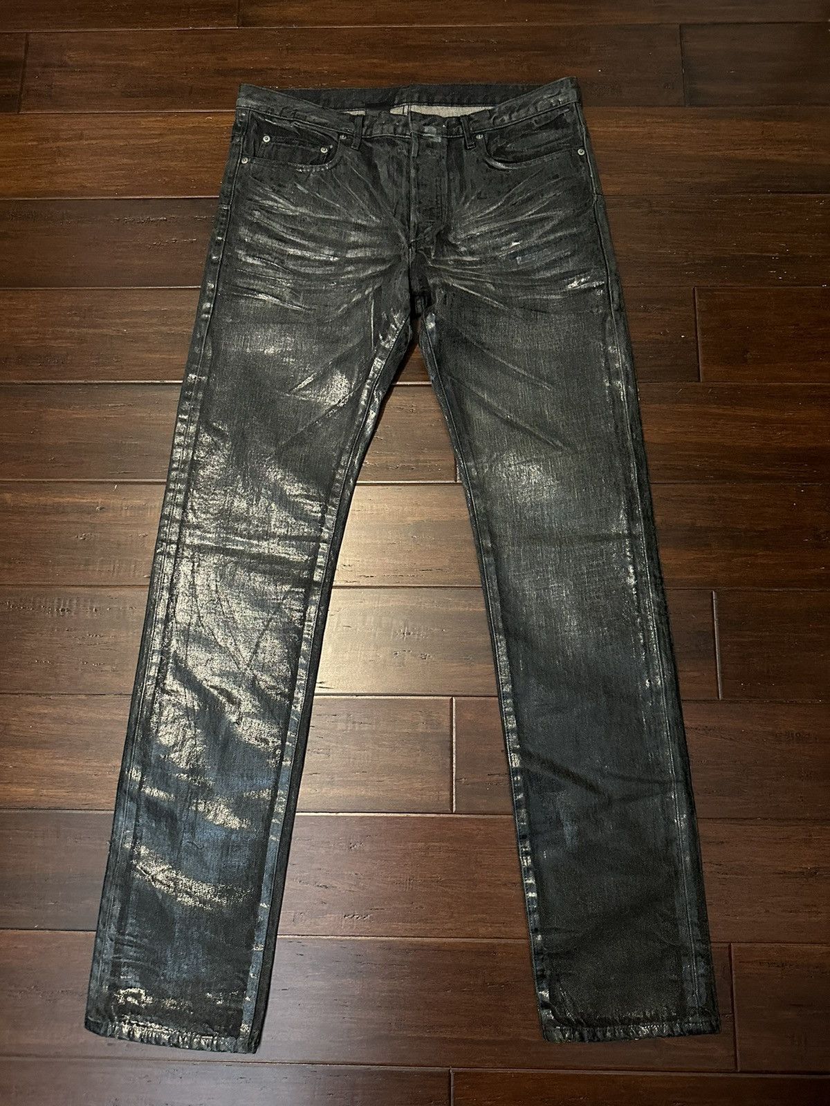 Dior × Hedi Slimane DIOR HEDI SLIMANE CLAWMARK LUSTER DENIM | Grailed