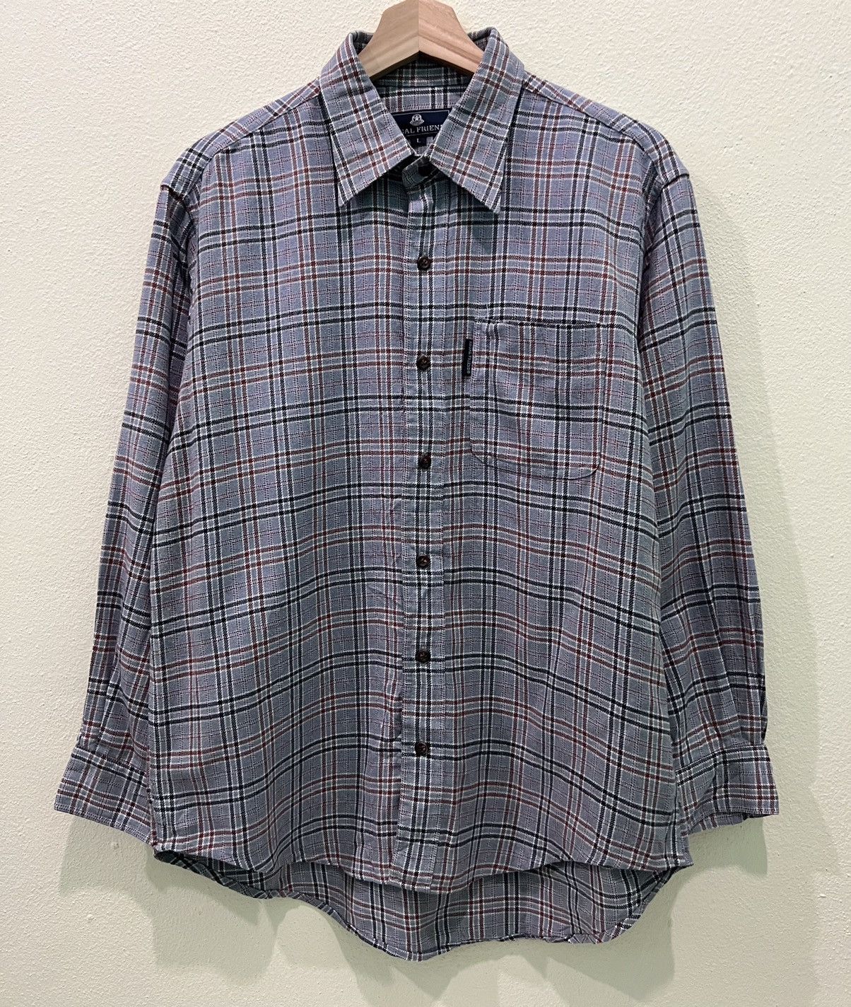 REGAL Japanese Brand Regal Friend Plaid Tartan Flannel Shirt | Grailed