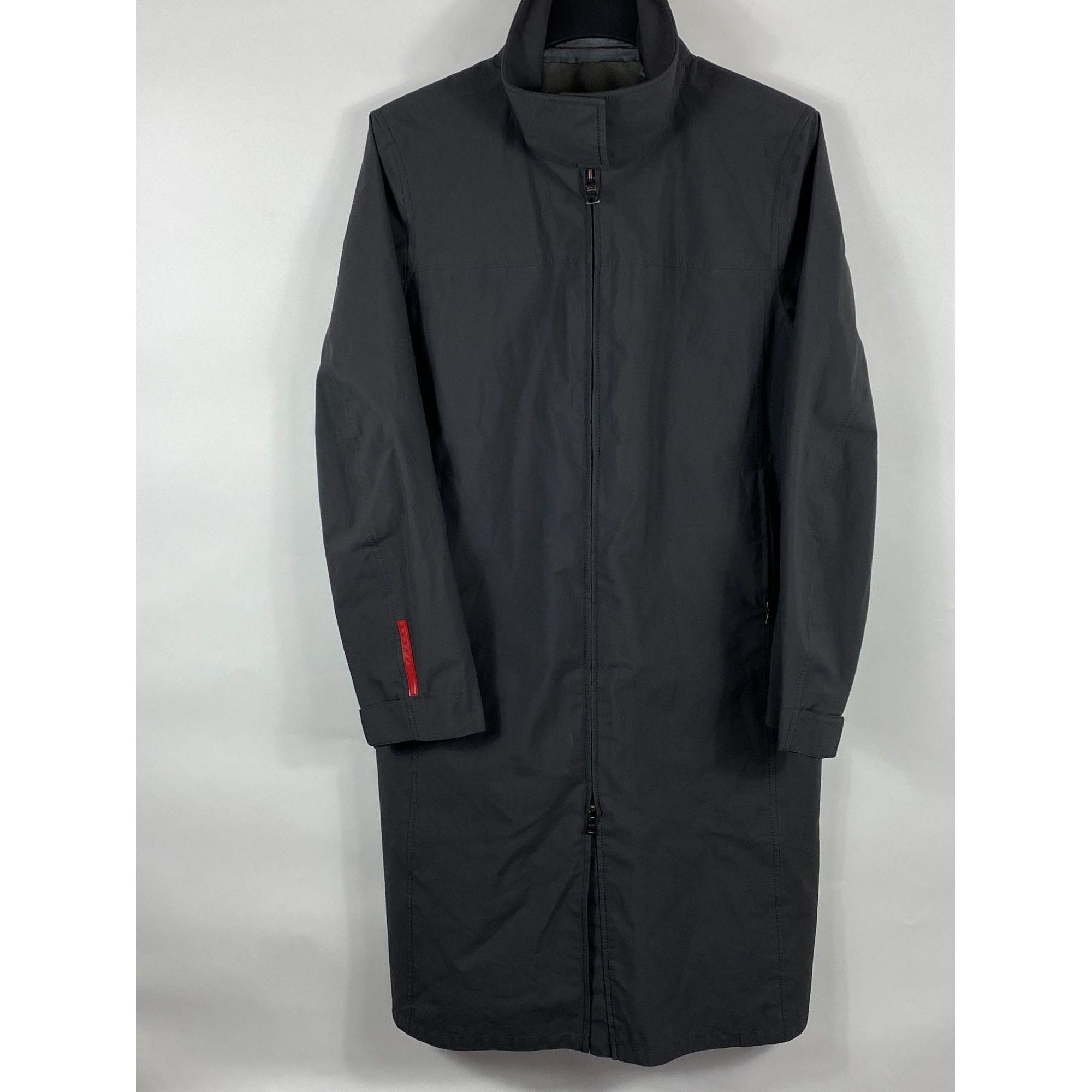 Prada Prada Gore-tex Nylon Trench Coat Black Size 48 Men's Made in | Grailed