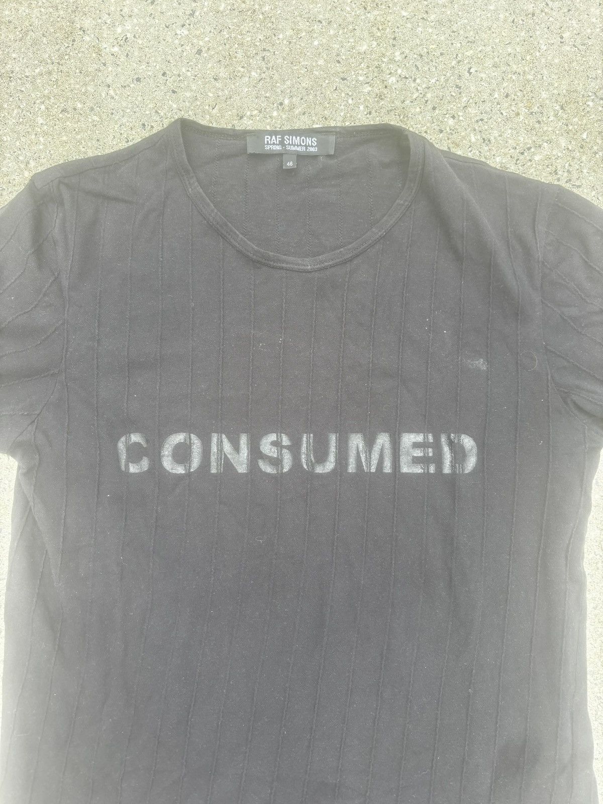 Raf Simons Raf Simon’s SS03 Consumed mesh tee rare!! | Grailed