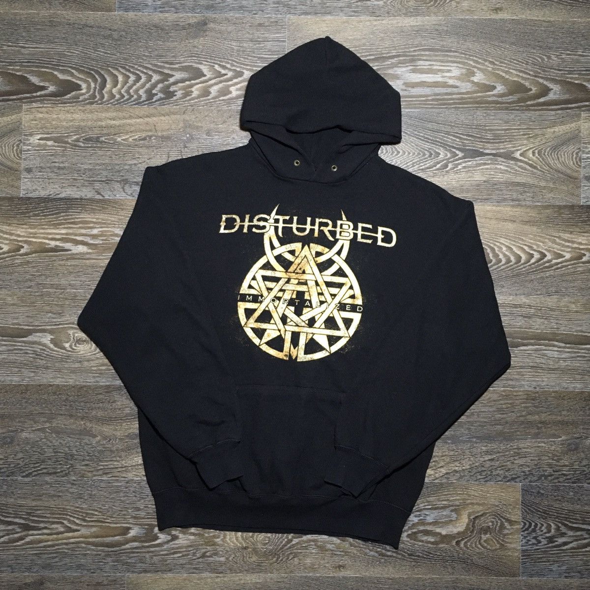 Fruit Of The Loom × Rock Band × Streetwear 2015 Disturbed “Immortalized ...