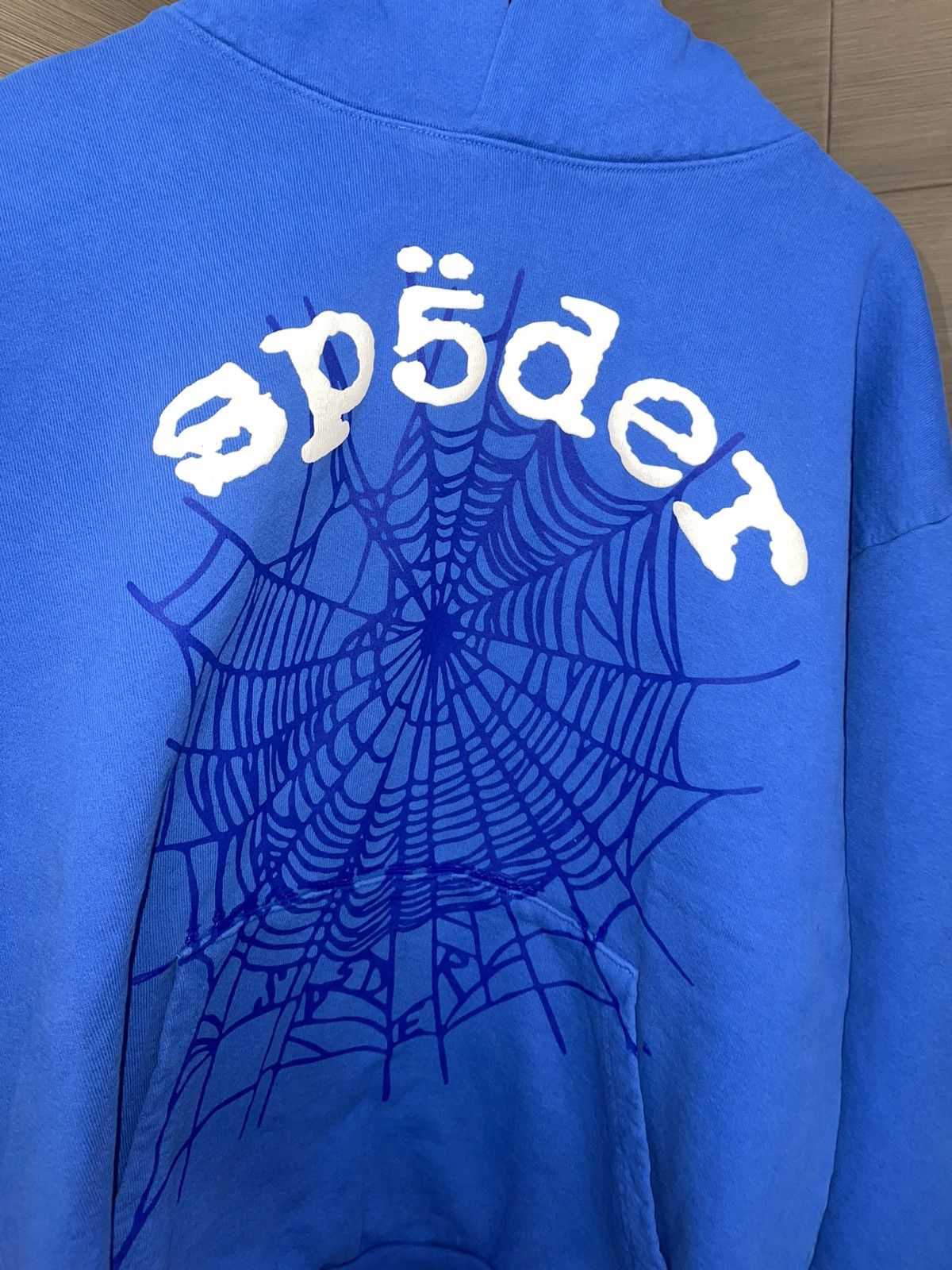 Sp5der × Spyder × Streetwear BLUE OG SP5DER HOODIE v2 | Grailed
