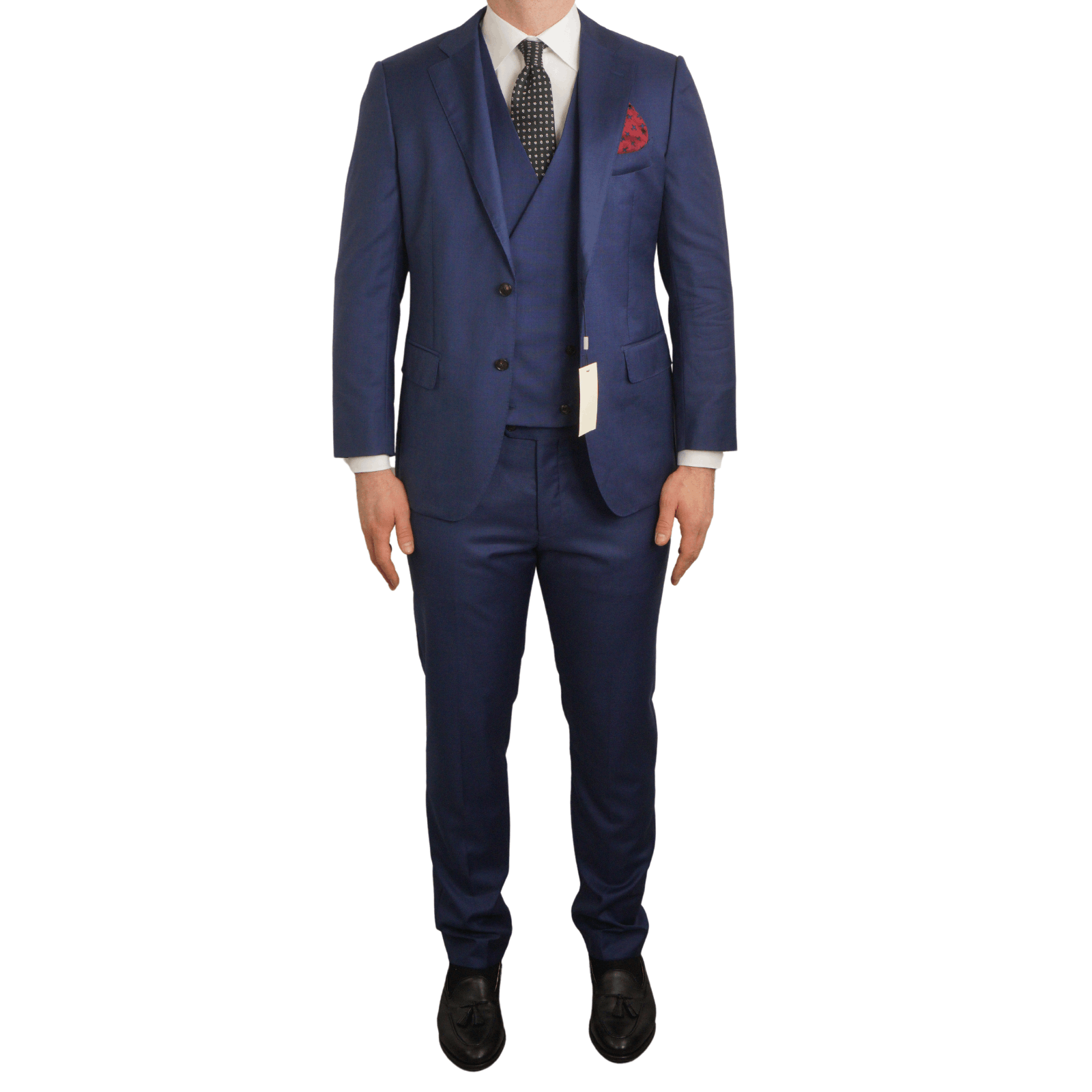Suitsupply Men Suitsupply 3 Piece Suit Lazio Single Blue EU52S UK/US42S ...