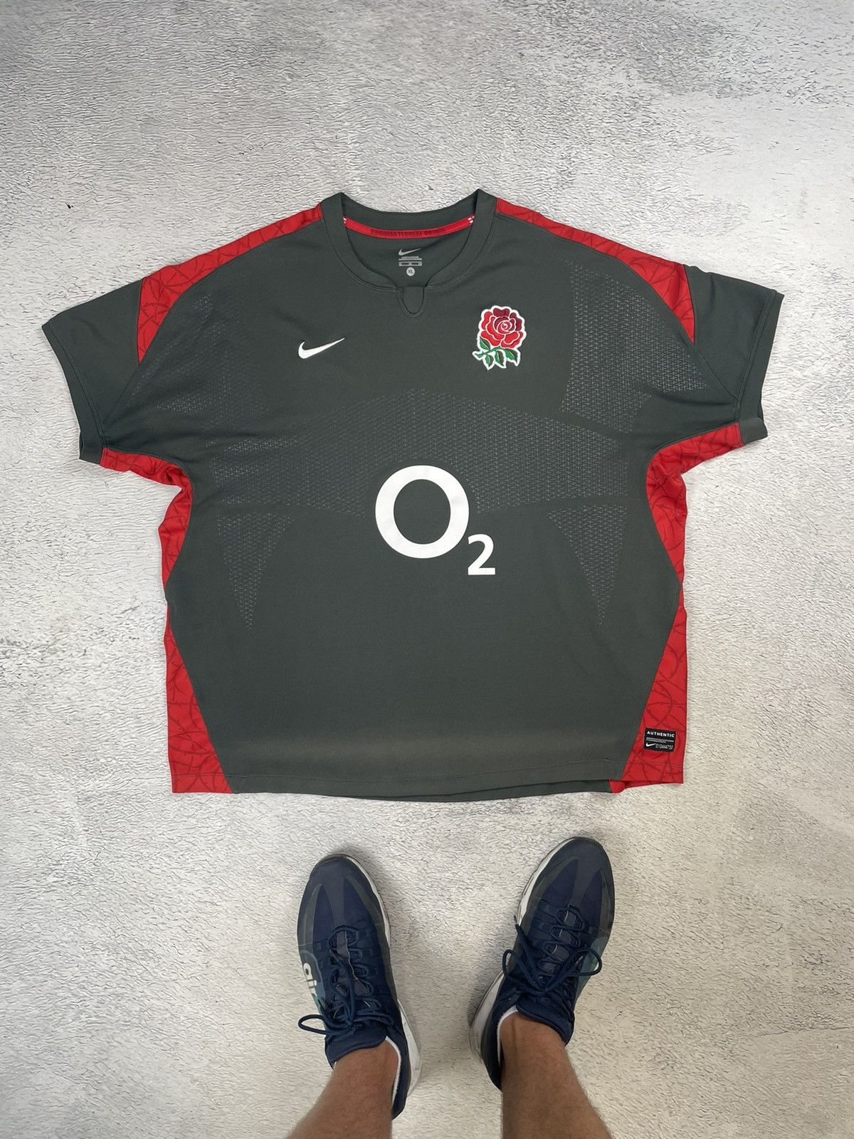 Nike Vintage England Rugby Nike Jersey O2 Blokcore XL size | Grailed
