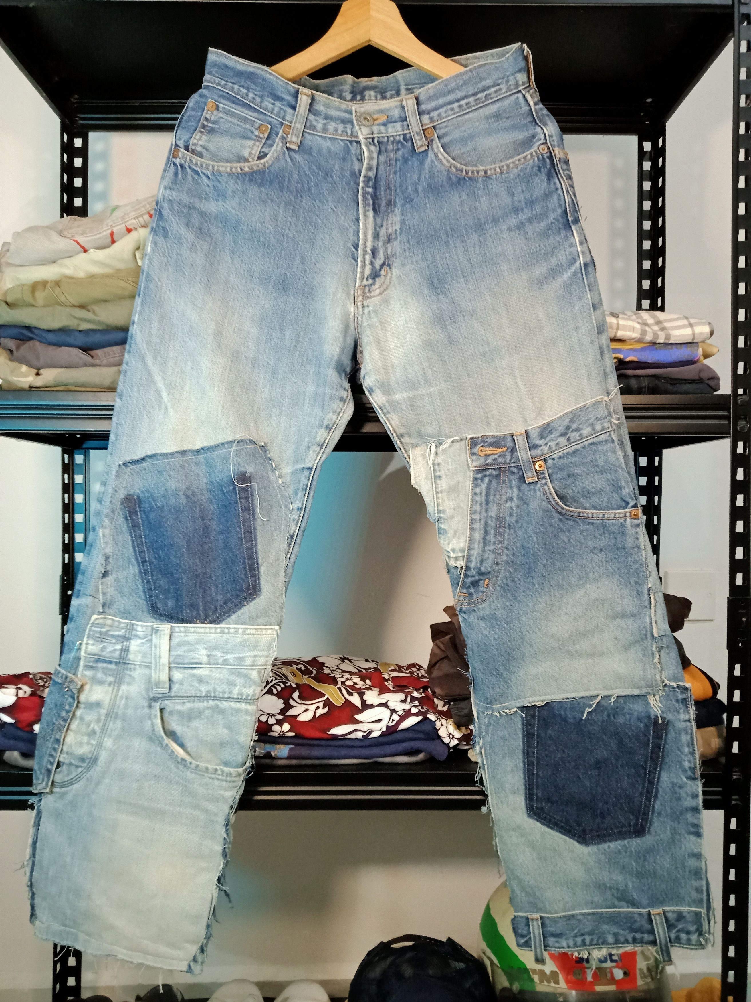 Designer × Japanese Brand × Streetwear 1990s DESIGNER REWORK PANTS ...