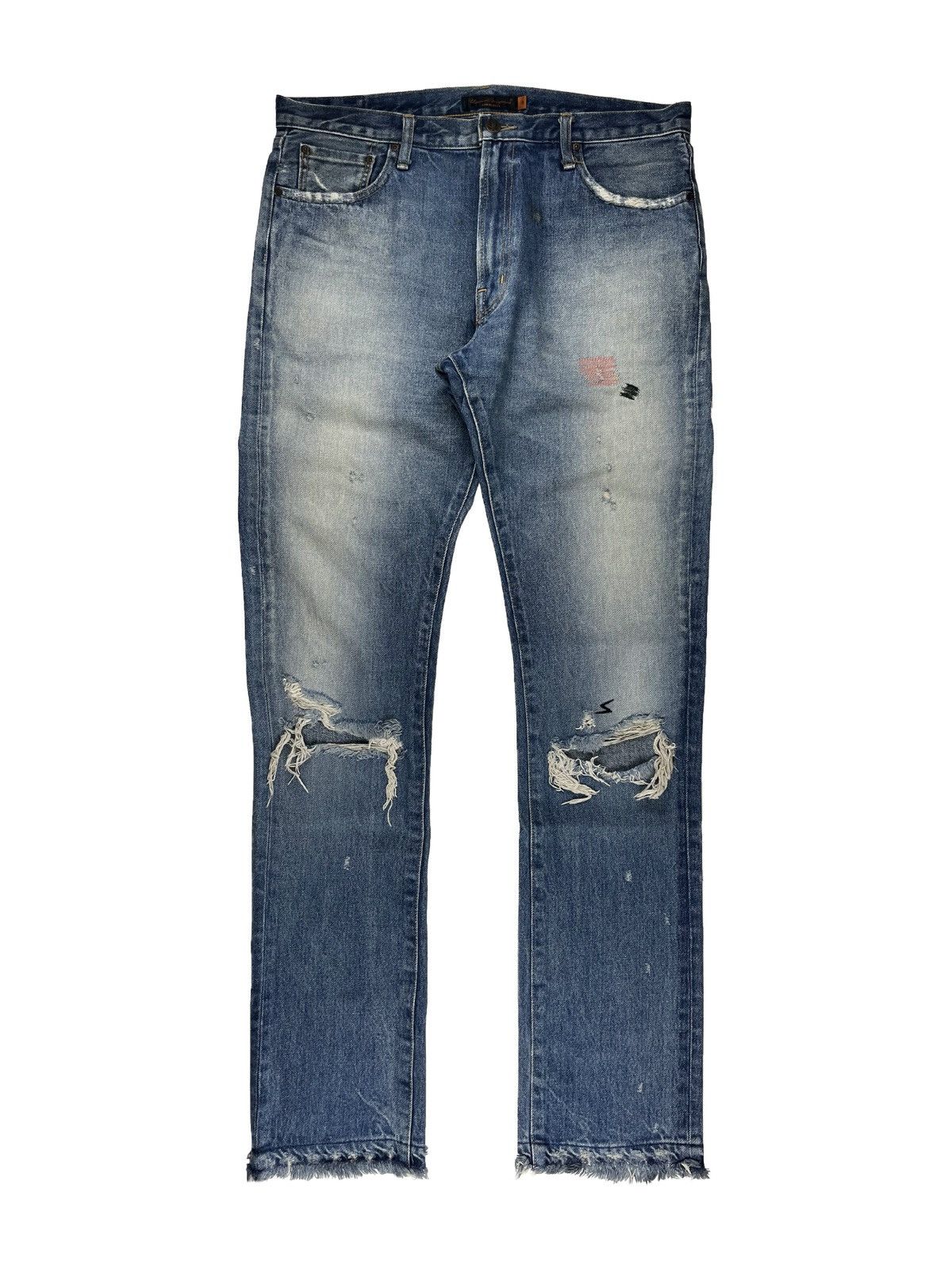 Undercover SS05 Undercover But Beautiful Patchwork Thrashed Denim Jeans ...