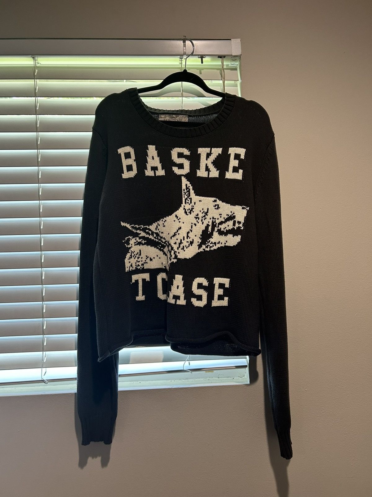 basketcase gallery Basketcase Gallery knit college sweater | Grailed