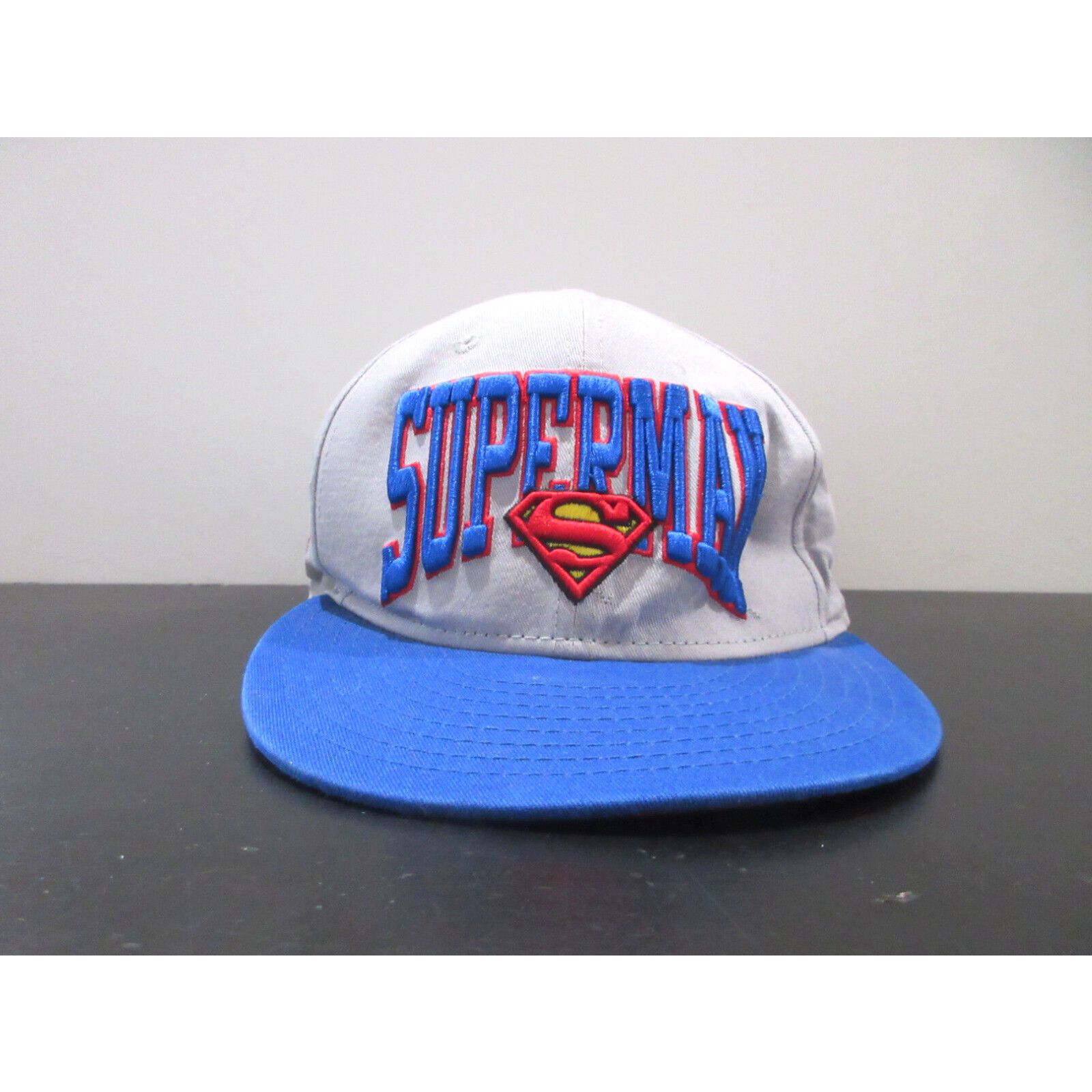New Era Superman Hat Cap Snap Back Gray Blue DC Comics New Era Super ...
