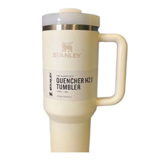 Designer Stanley FlowState Quencher H2.0 Stainless Tumbler 40 oz Crea ...
