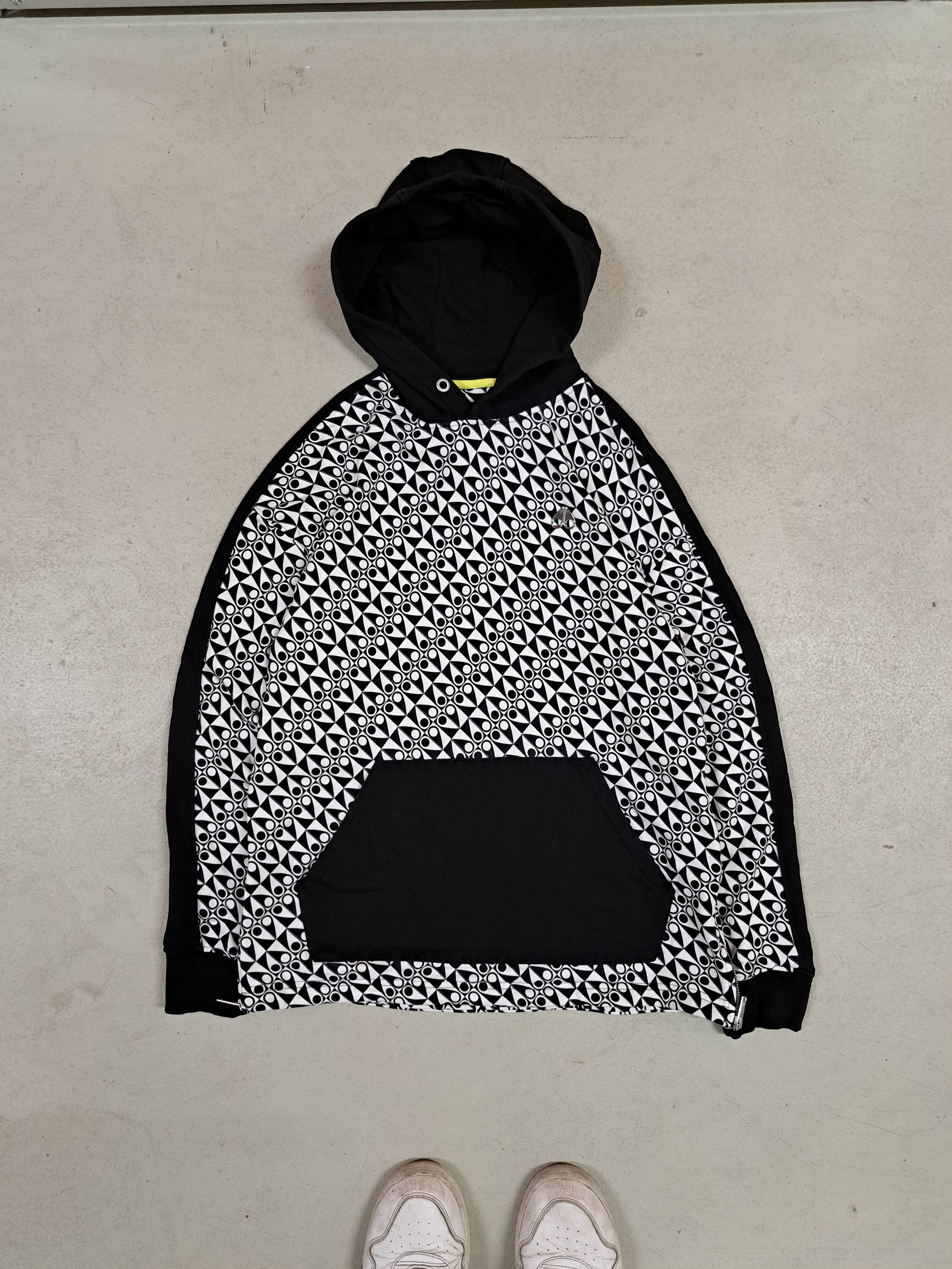 Luxury × Moose Knuckles × Rare Moose Knuckles Monogram Printed Hoodie ...