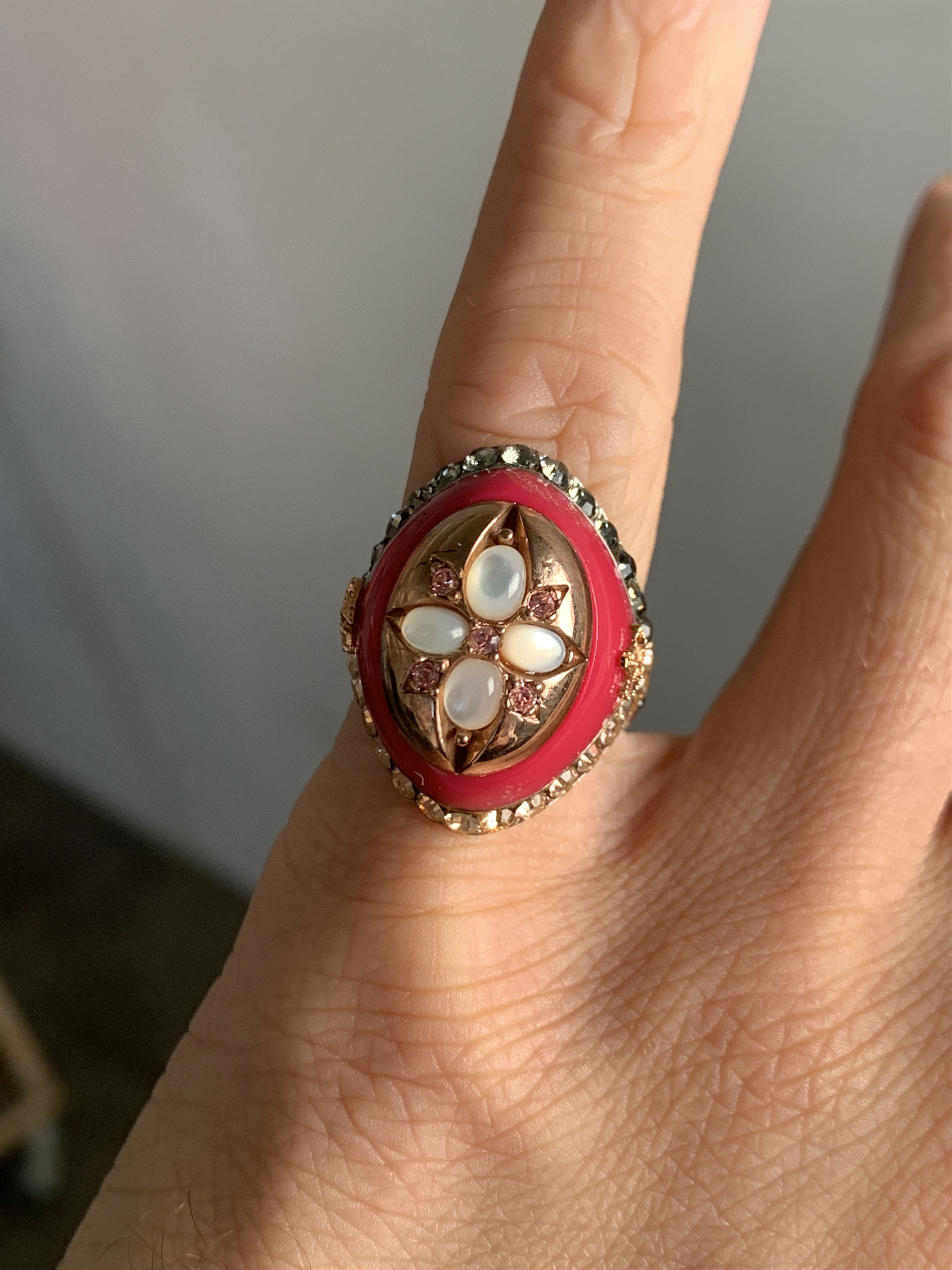 Swarovski rare ring rose gold store
