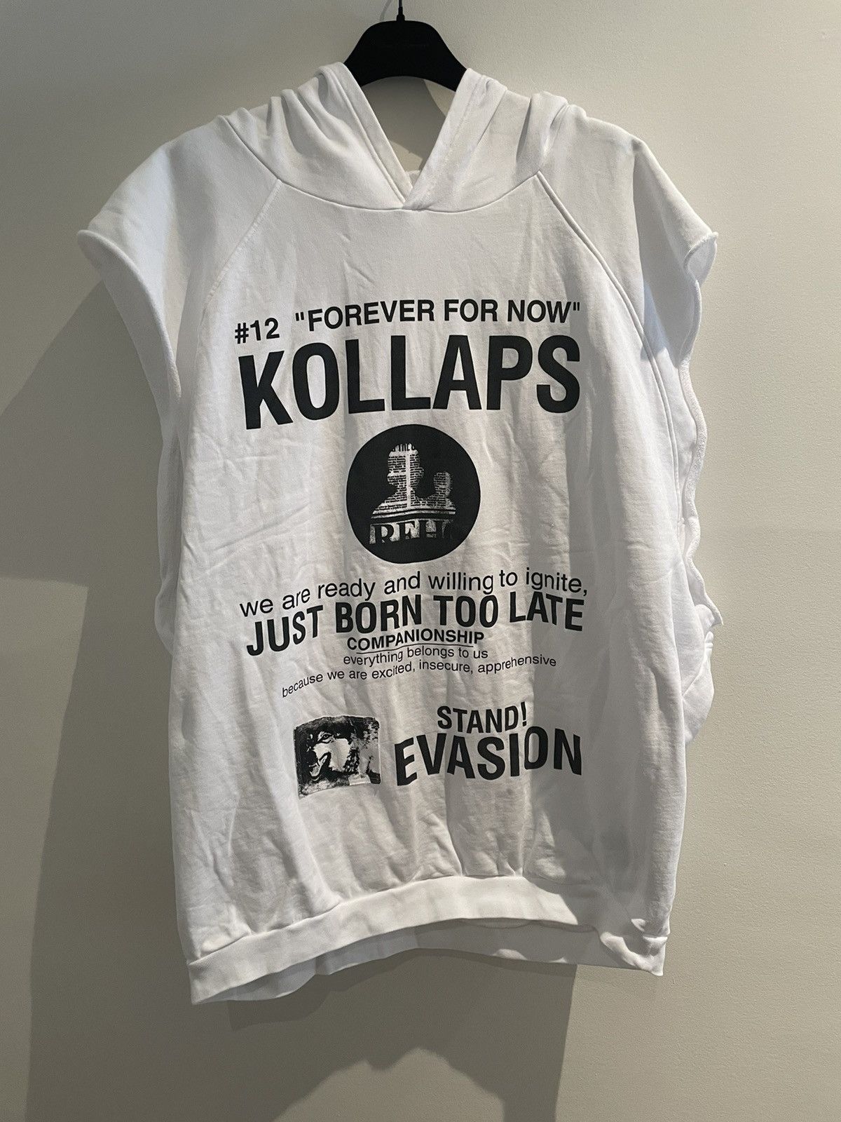 Raf Simons Kollaps Hoodie | Grailed