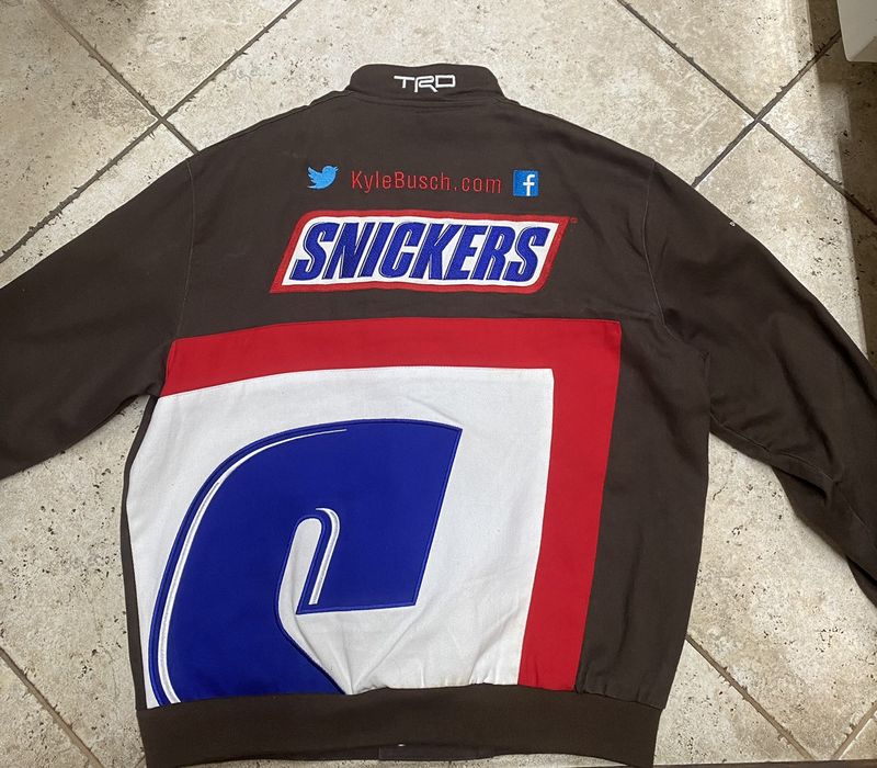 Jh Design Snicker Nascar Kyle Bush Brown Racing Jacket | Grailed