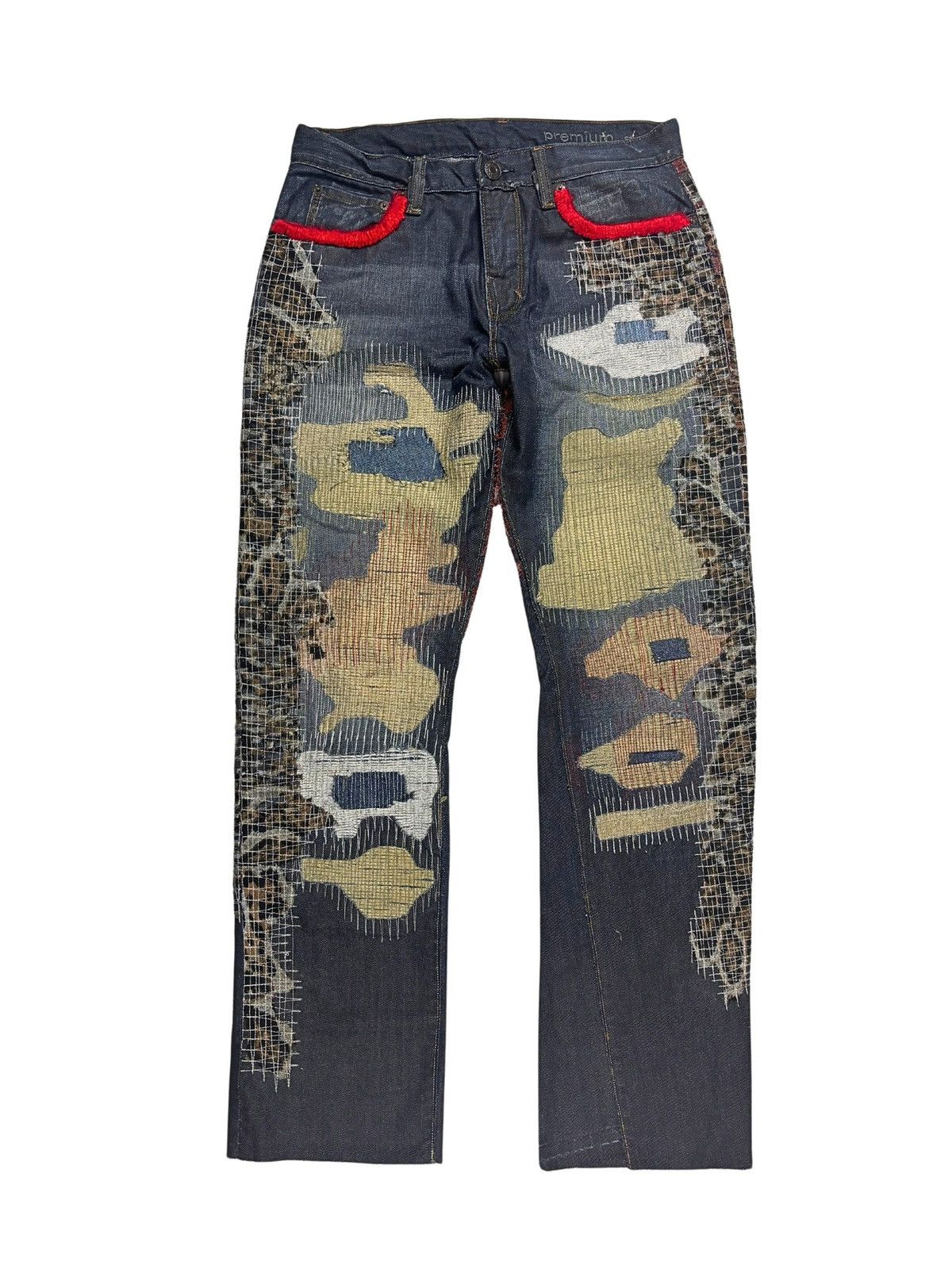 Undercover “ Proletareart x Undercover 68 “ inspired Boro denim jeans ...