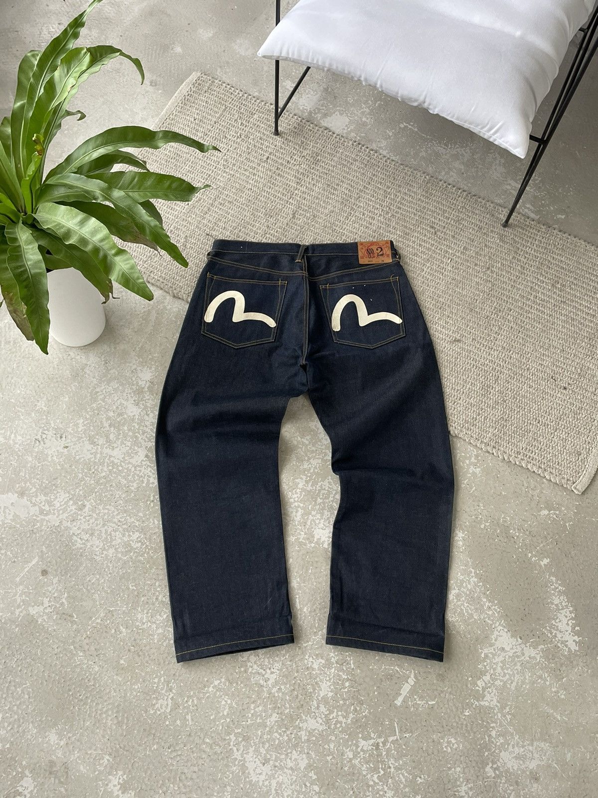 Evisu × Japanese Brand × Vintage Rare ️ Evisu #2 Lot 0001 Selvedge Denim Vintage Jeans Pants ...