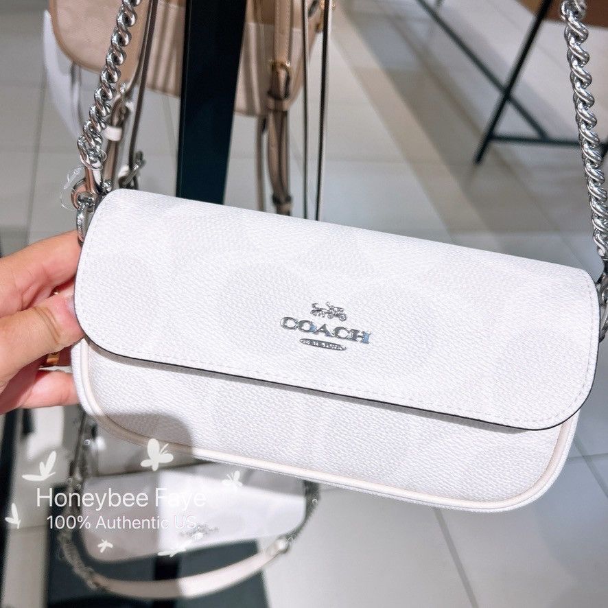 Coach Hailey Flap Bag In Signature Canvas CAN70 | Grailed