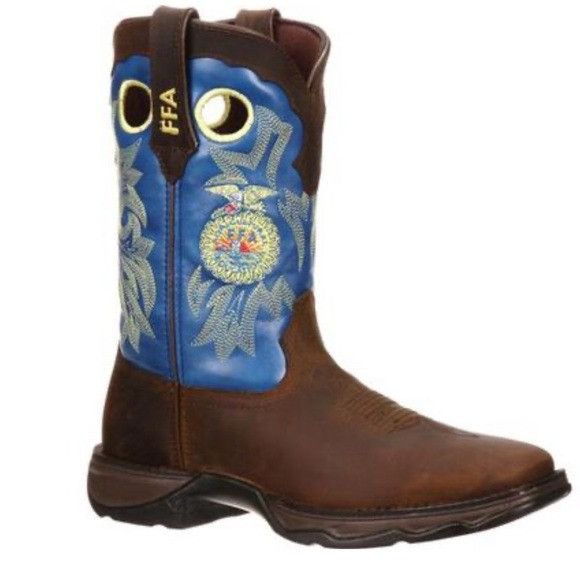 Durango Lady Durango FFA Brown Leather Cowboy Boots | Grailed