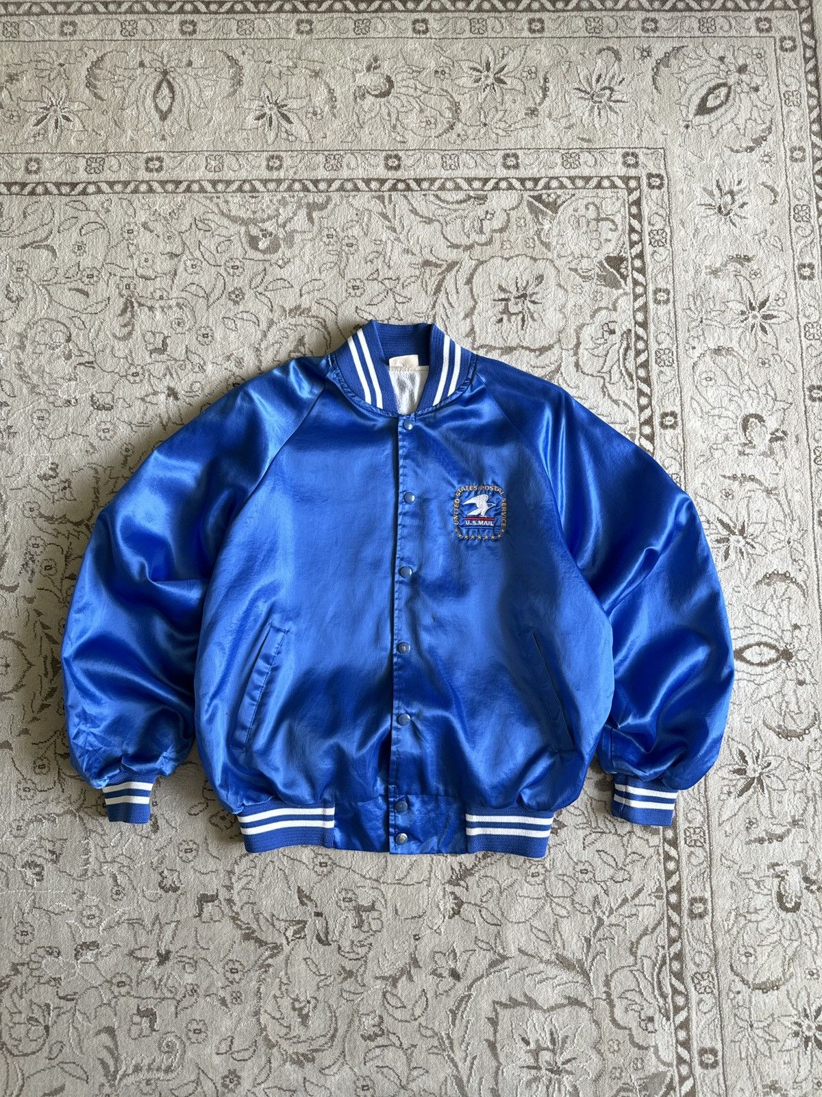 Made In Usa × Varsity Jacket × Vintage 90s Vintage United States Postal ...