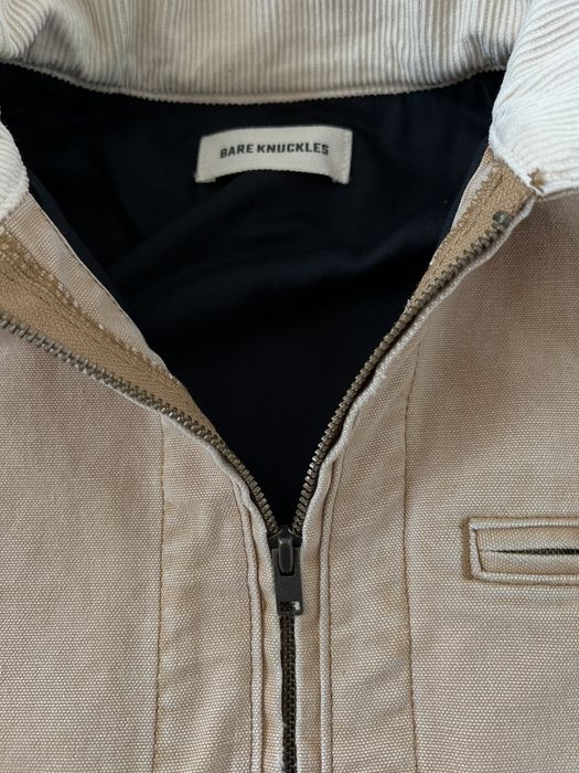 Bare Knuckles BAREKNUCKLES TAN CANVAS WORK JACKET | Grailed