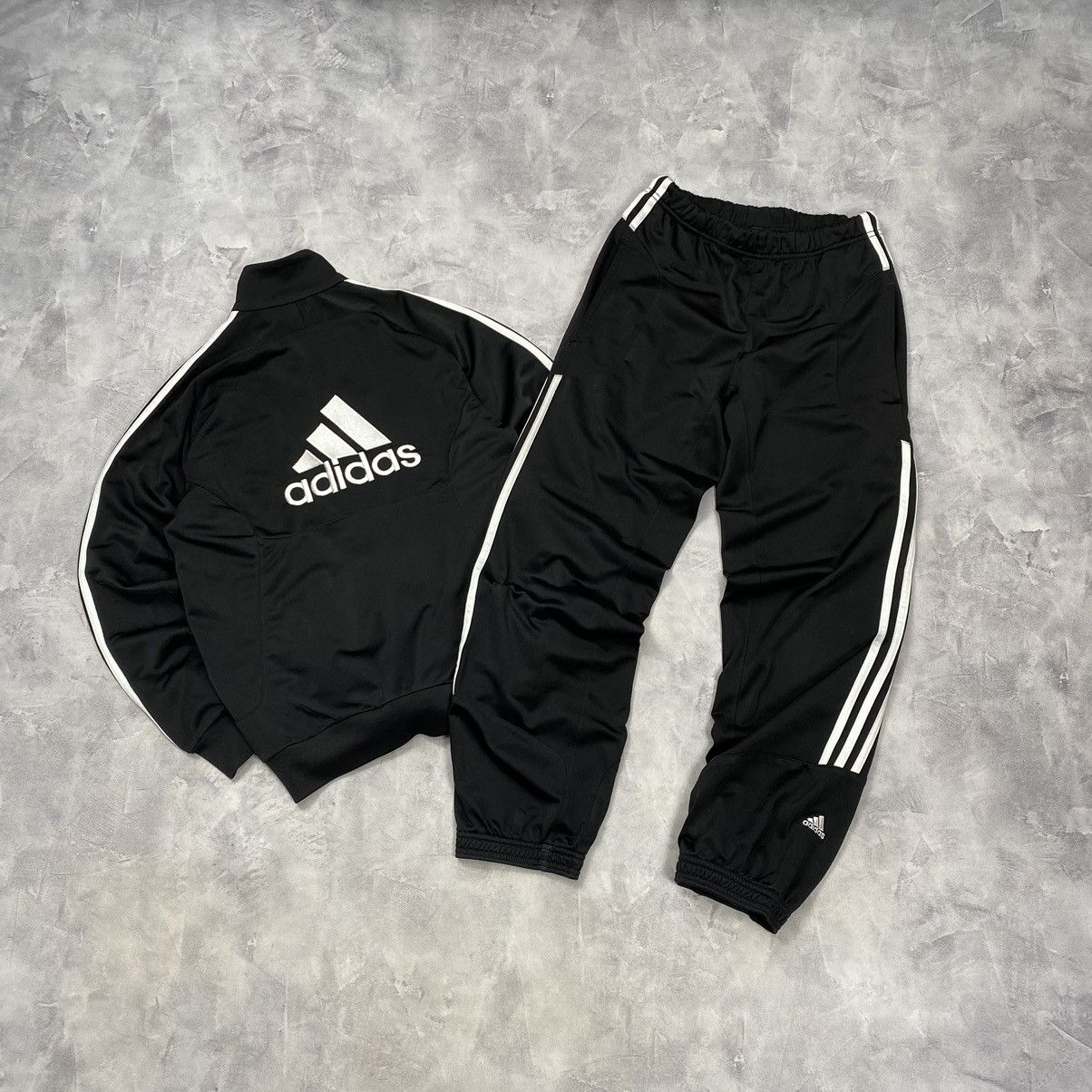Adidas Vintage Adidas Y2k Style Tracksuit Set Big Logo | Grailed