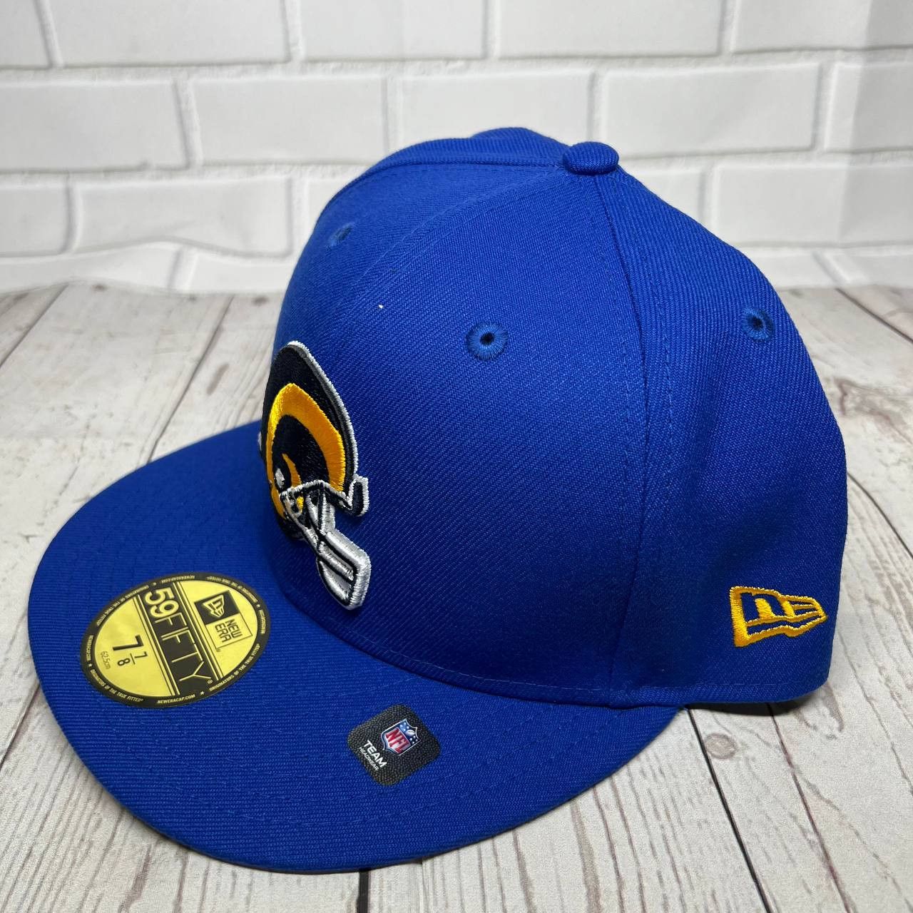 New Era Los Angeles Rams NFL 7 7/8 59Fifty New Era Hat Fitted Cap | Grailed