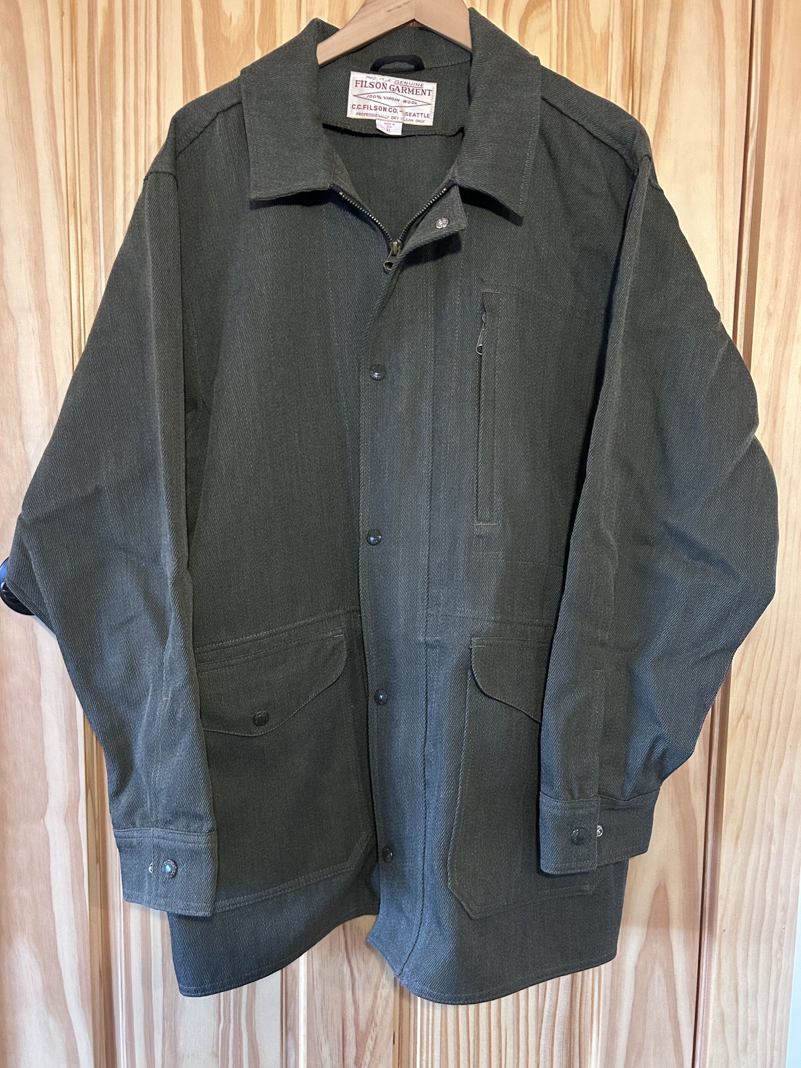 Filson FORESTRY CLOTH (VIRGIN WOOL) CRUISER JACKET | Grailed