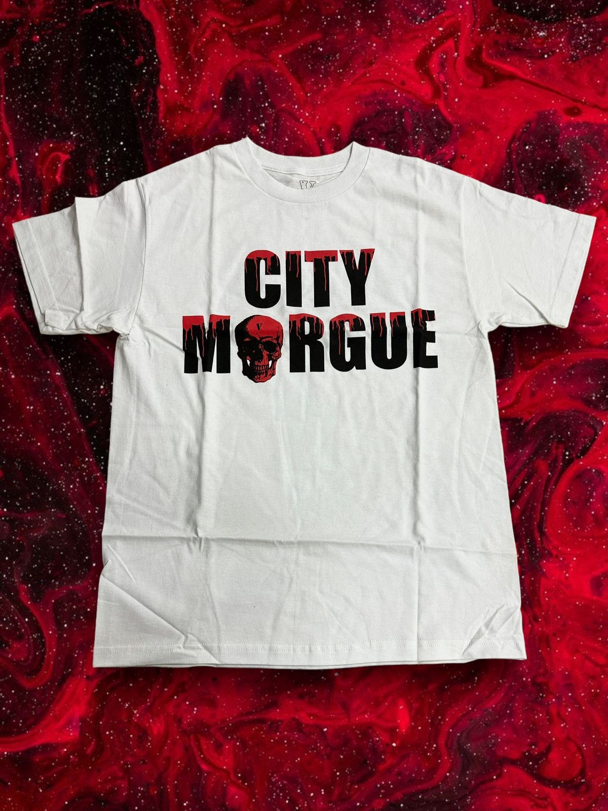 Vlone City Morgue x Vlone Dogs Tee White - FW19 Men's | Grailed