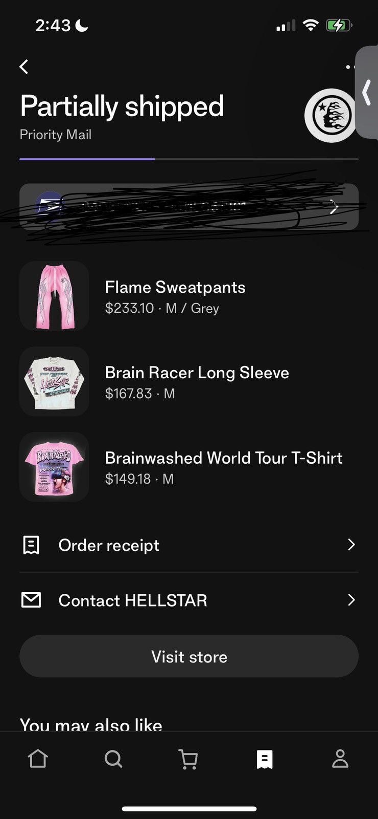 HELLSTAR Brainwashed world tour t-shirt | Grailed
