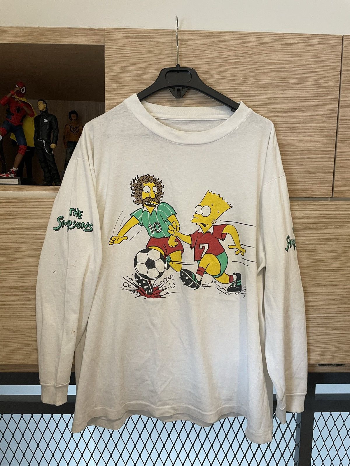 Tee × The Simpsons × Vintage The Simpsons Soccer Vintage Tees | Grailed