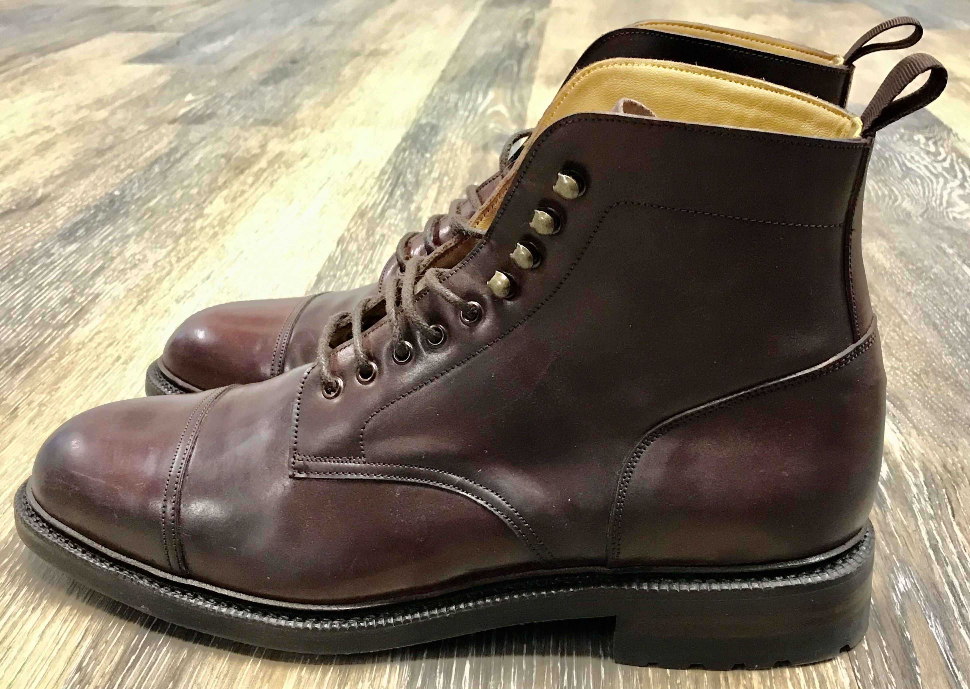 Meermin Meermin Shell Cordovan cap-toe jumper boot | Grailed