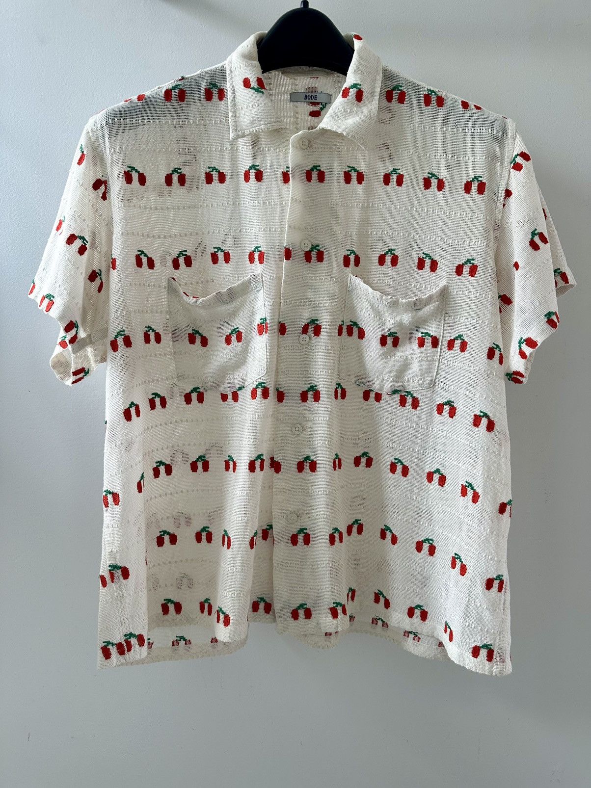 Bode Bode Sheer Cherry Shirt | Grailed