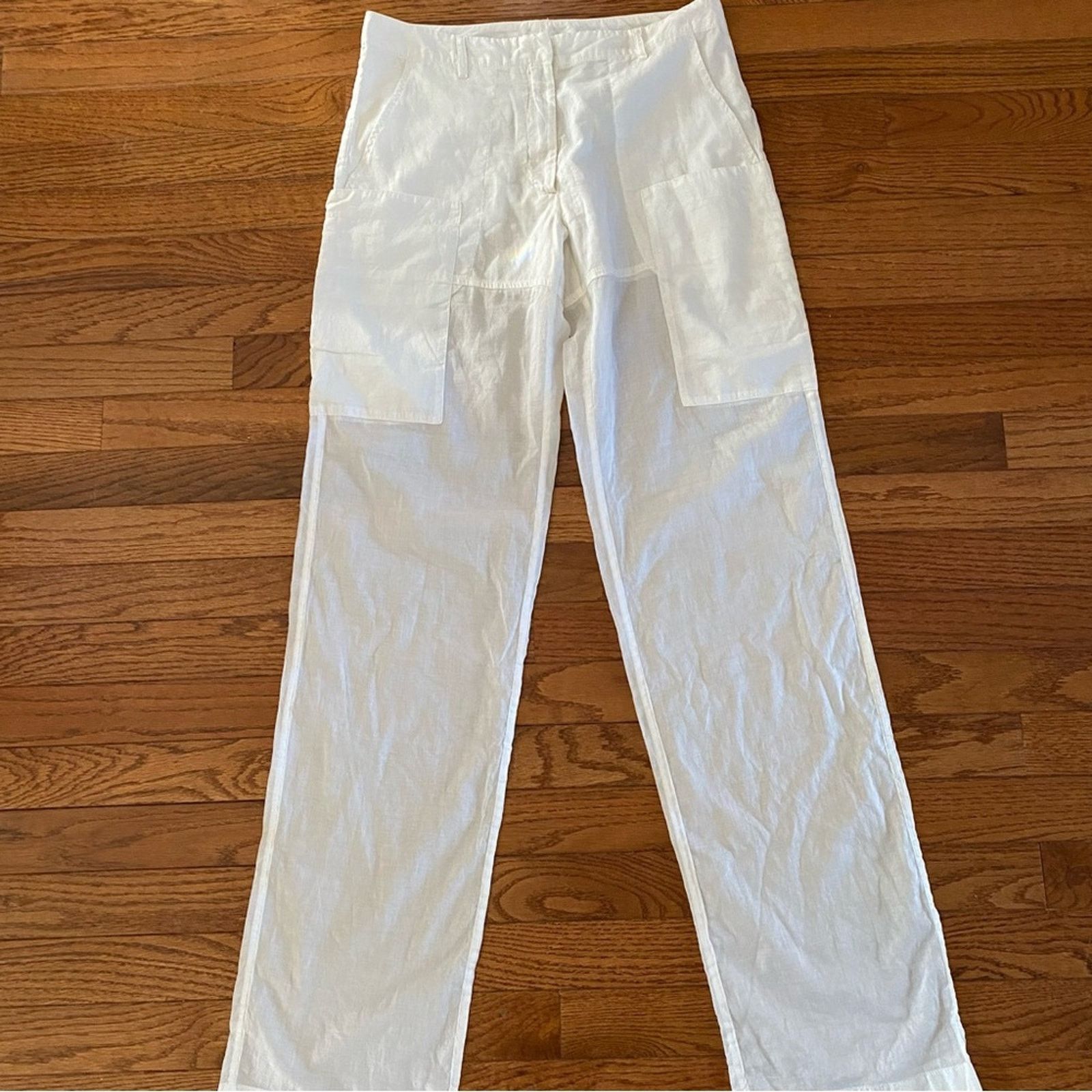 Maison Margiela Martin Maison Margiela MM6 Couture Sheer Wht Pant IT40 US4 | Grailed