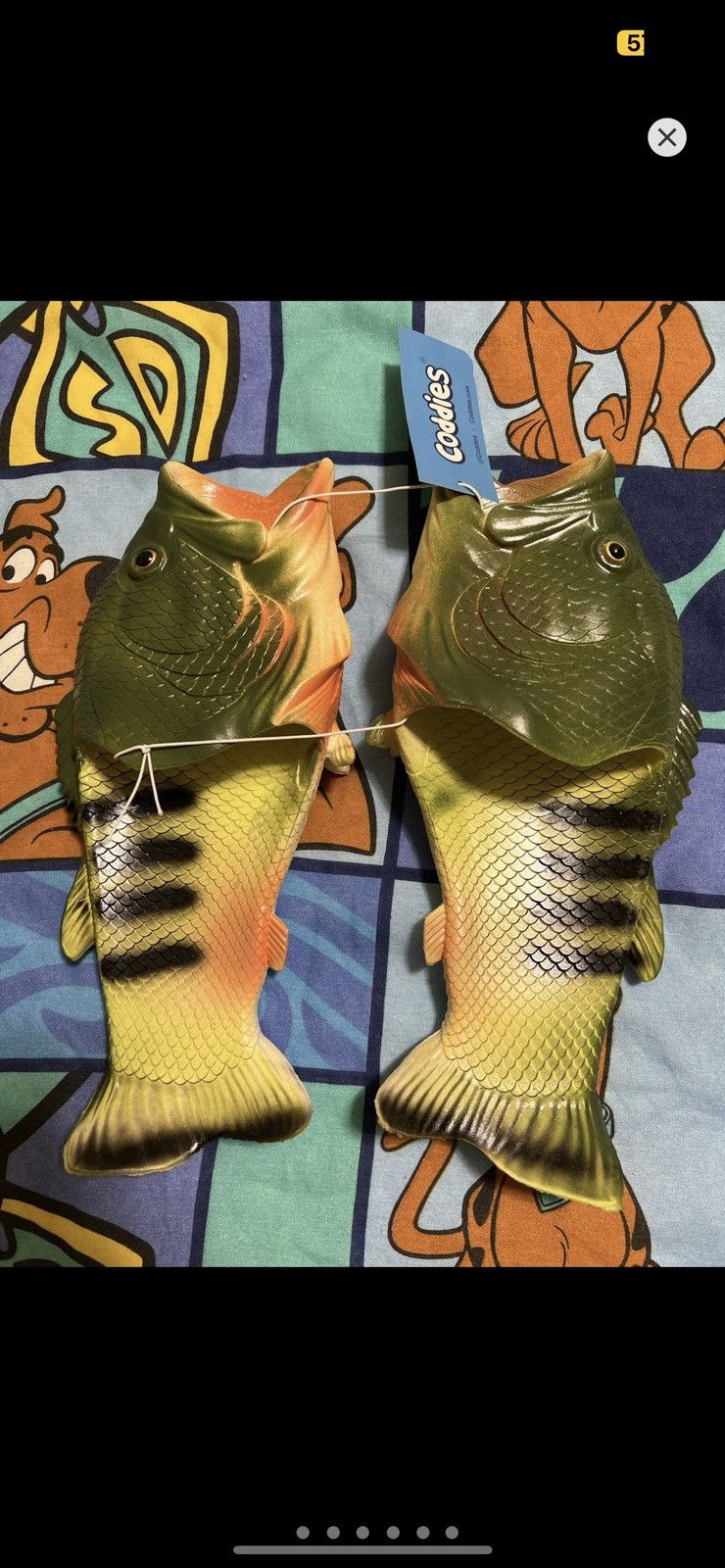 Hype × Streetwear × Vintage ***FINAL DROP***RARE CODDIES FISH SLIPPER ...