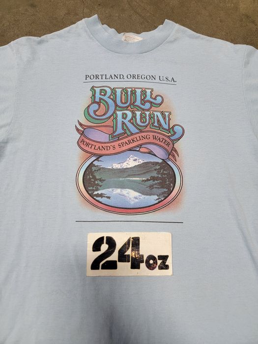 Vintage 1990s Portland Oregon Bull Run Sparkling Water | Grailed