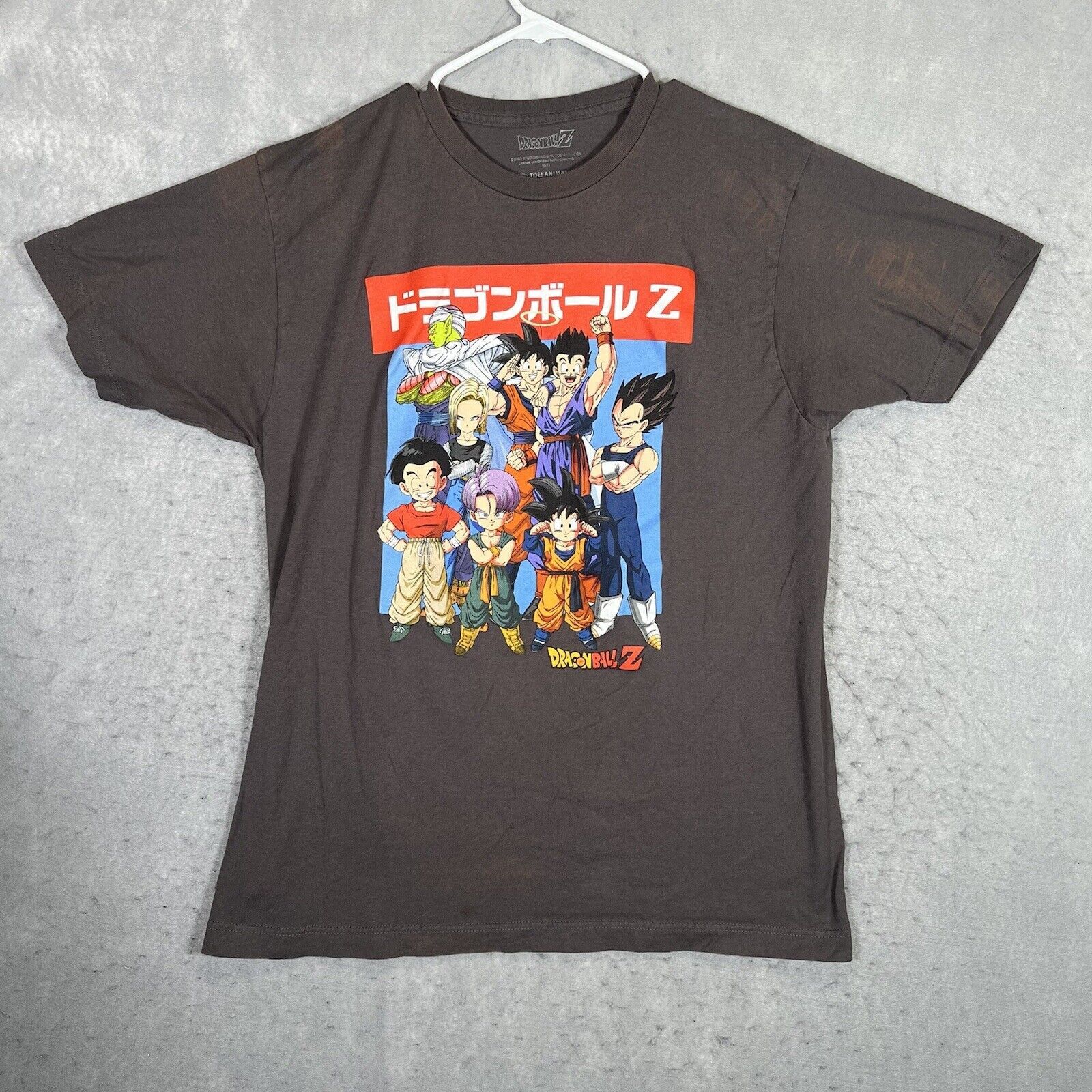 Bally A1 Dragon Ball Z Goku Shirt Adult Large Dark Gray 100% Cotton ...