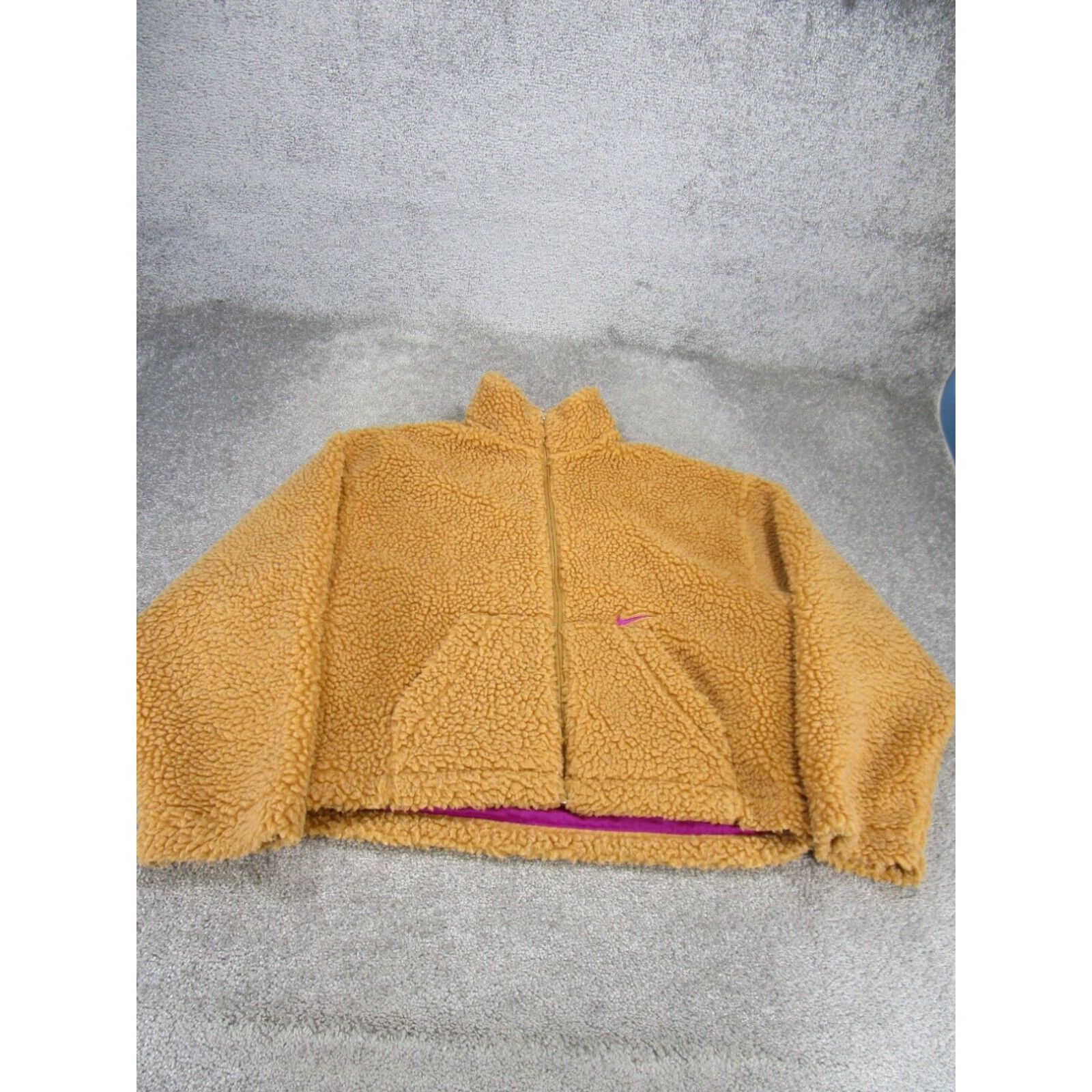 Nike Nike Jacket Womens Xl Tan Sherpa Mock Neck Outdoor | Grailed