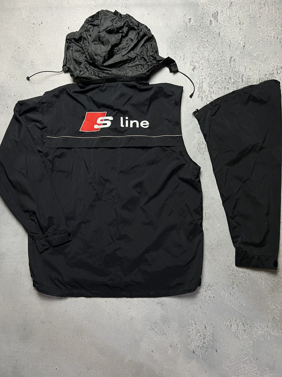 Audi × Vintage 00s 2in1 Audi S-Line Vintage Transformer Jacket Vest ...