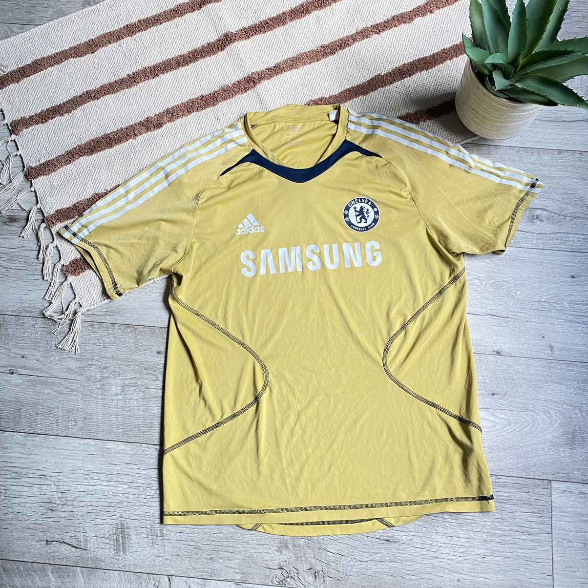 Adidas × Chelsea Soccer × Vintage ADIDAS CHELSEA FC 2010 SAMSUNG SANDY ...