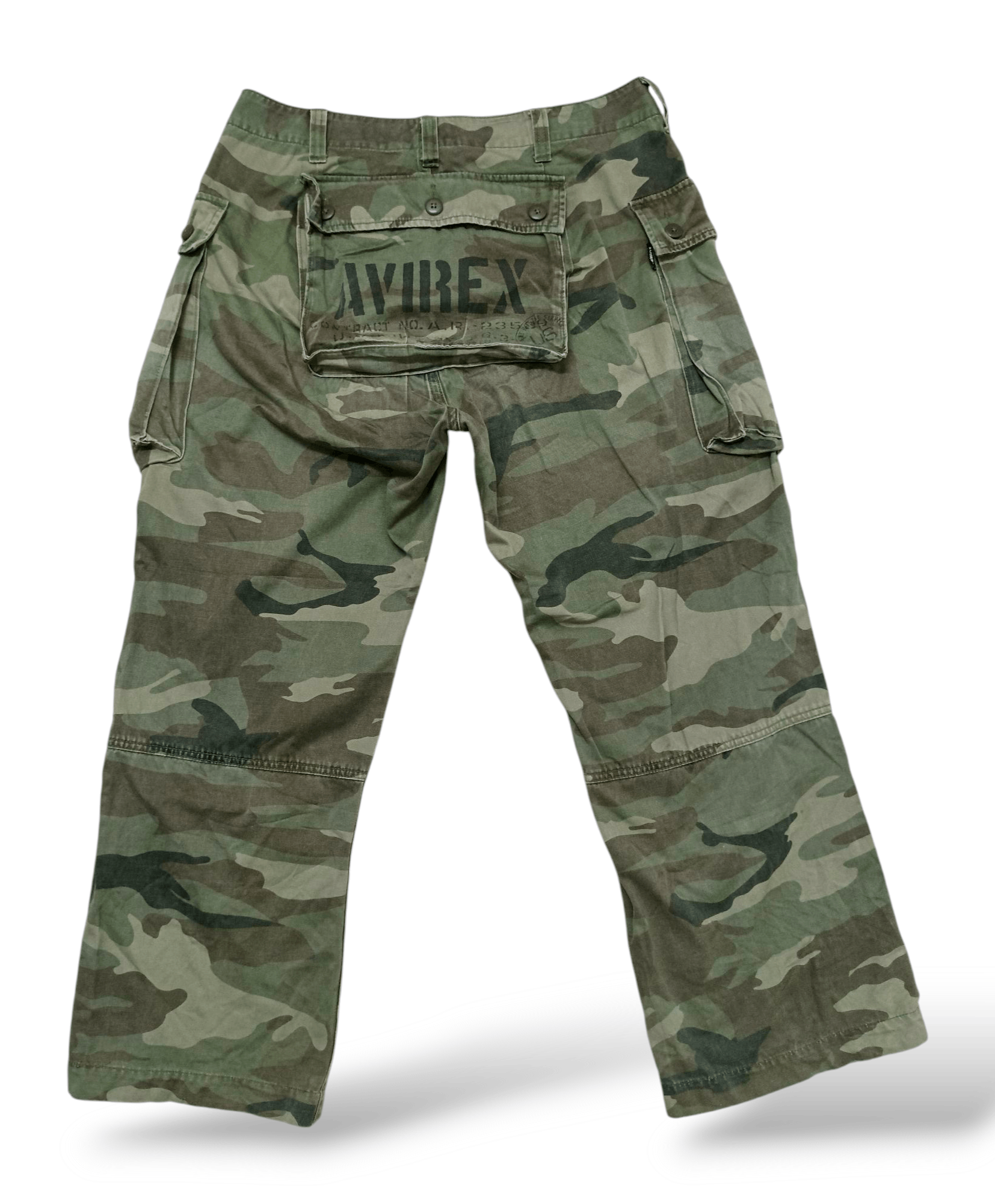 Avant Garde × Avirex × Military Avirex Camouflage Military Monkey Pants ...