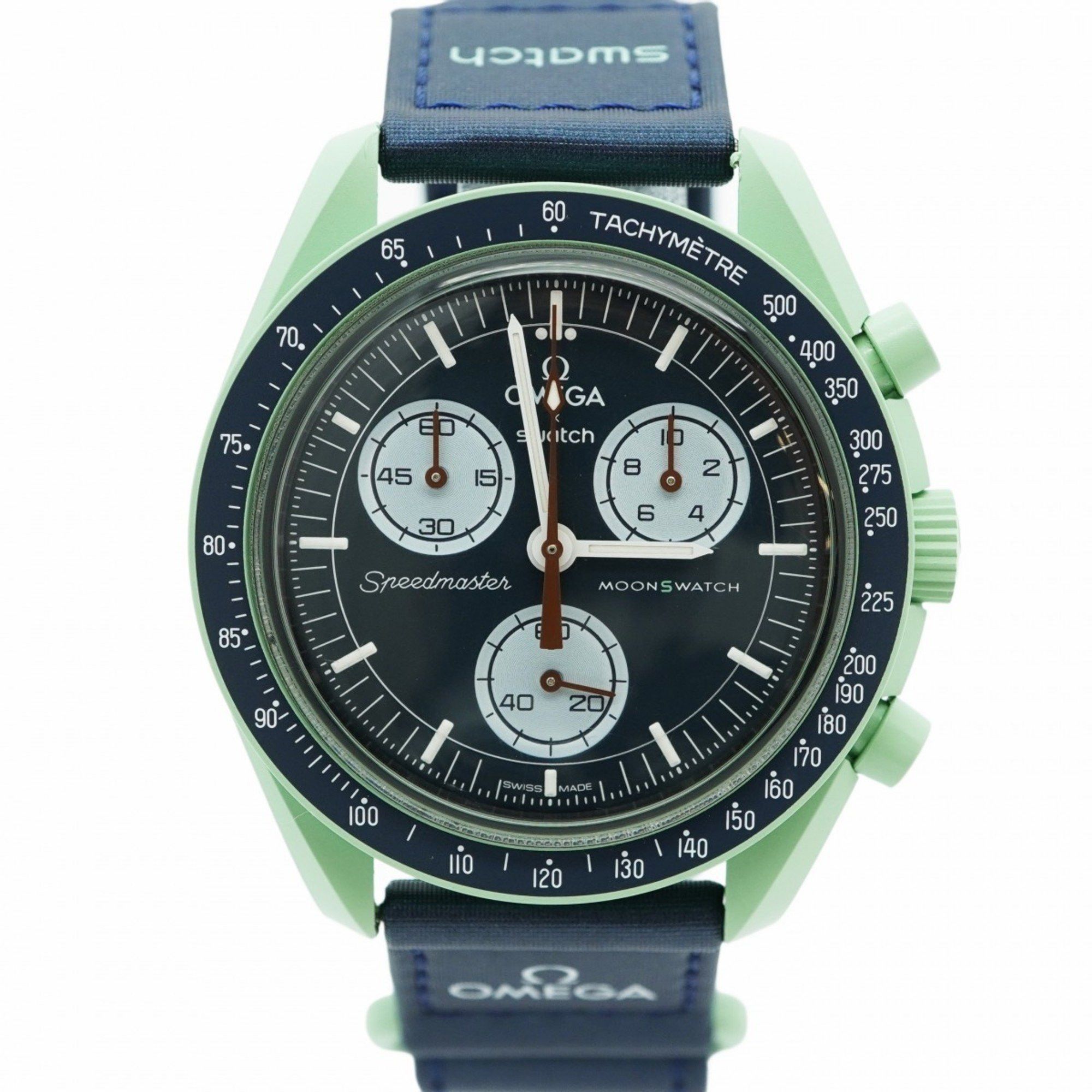 Omega Swatch x Omega MISSION ON EARTH S033G100 Navy Dial Watch for Men ...