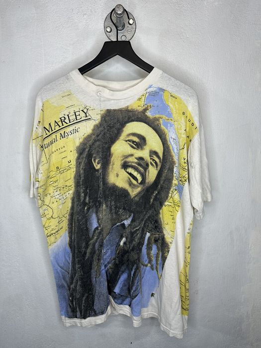 Vintage Vintage Bob Marley All Over Print AOP Map | Grailed