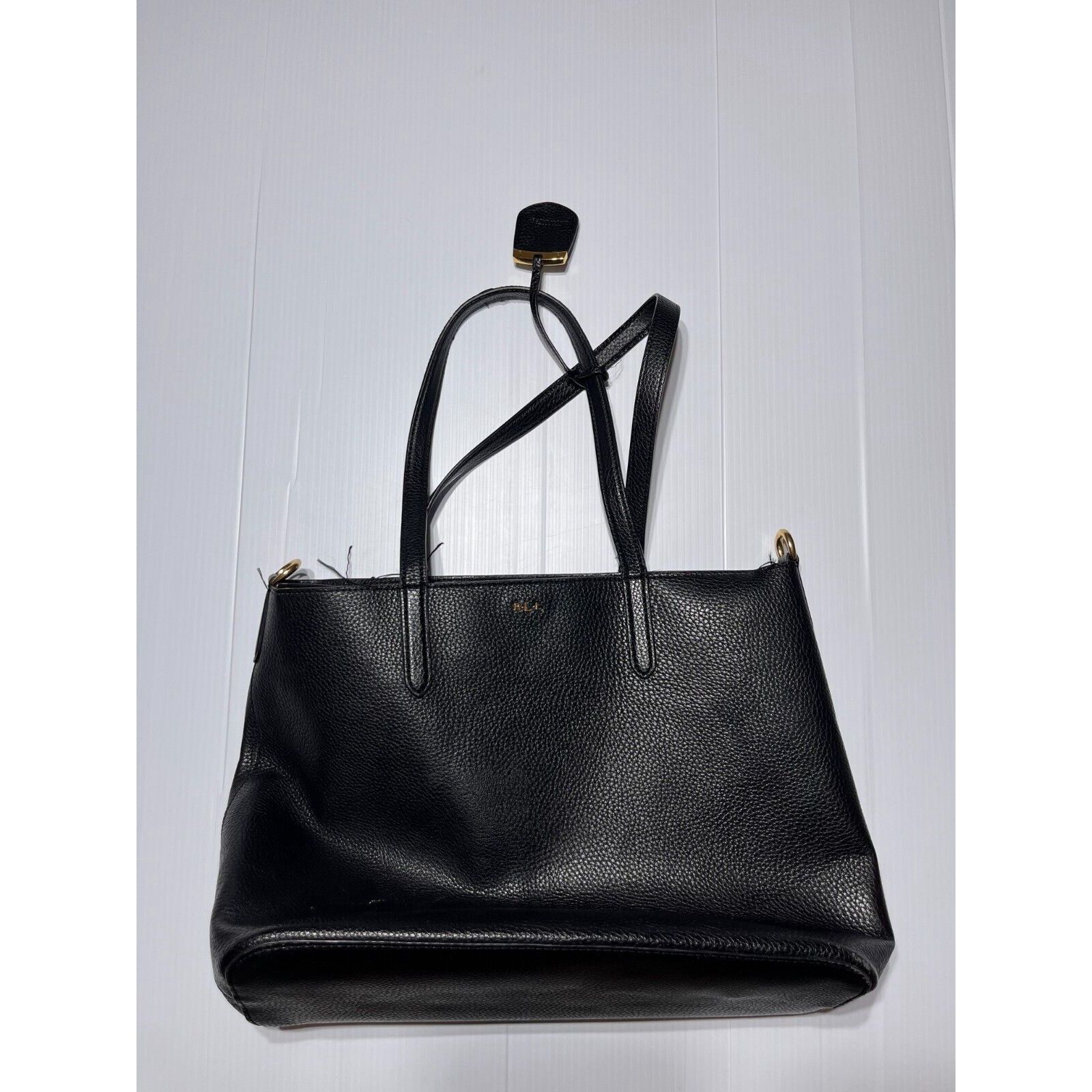 Ralph Lauren Lauren Ralph Lauren Bag Medium Size Womens Black Zip Logo ...