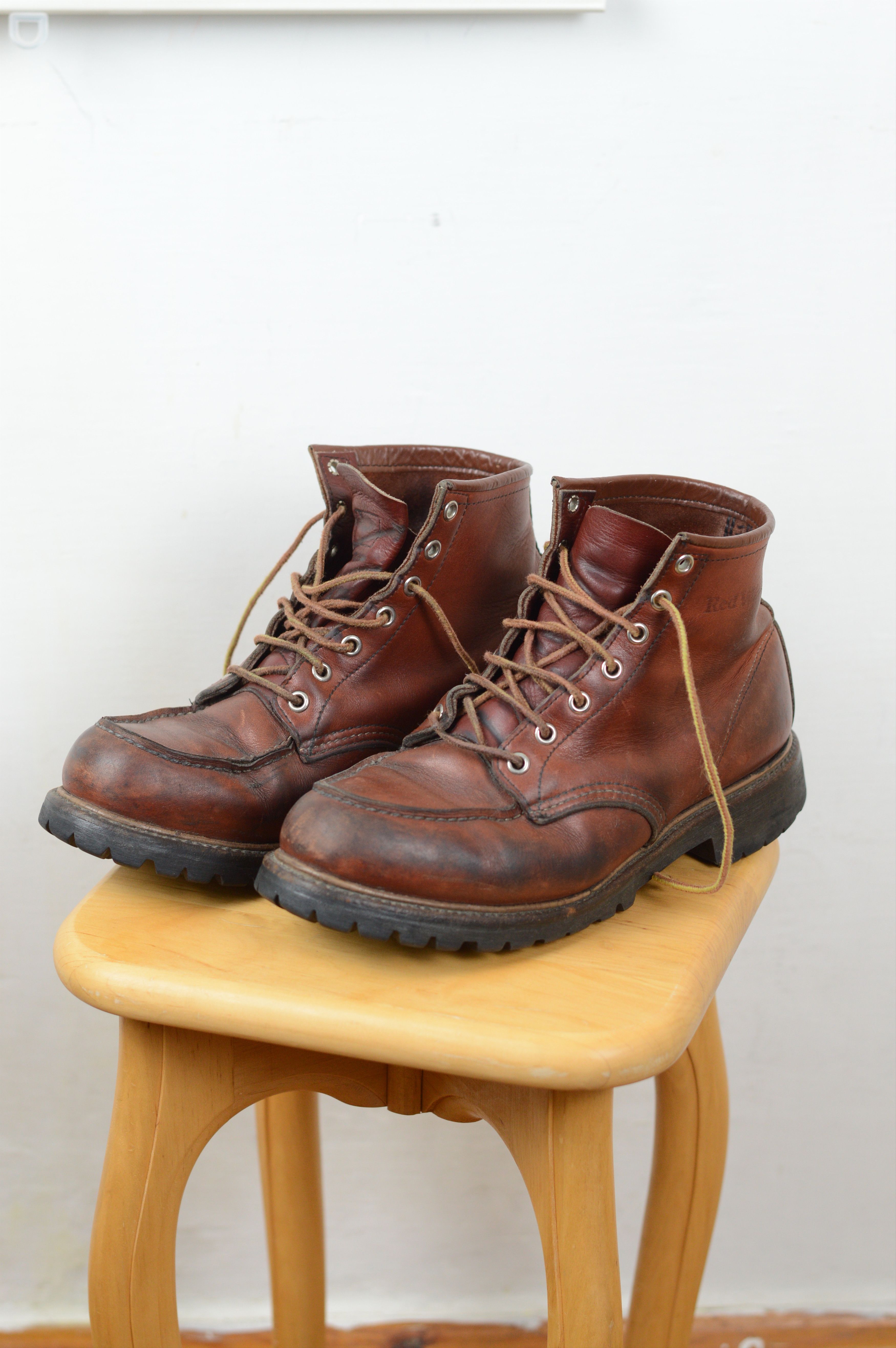 Red Wing Vintage Red Wing Boots Made in USA Vibram Sole | Grailed