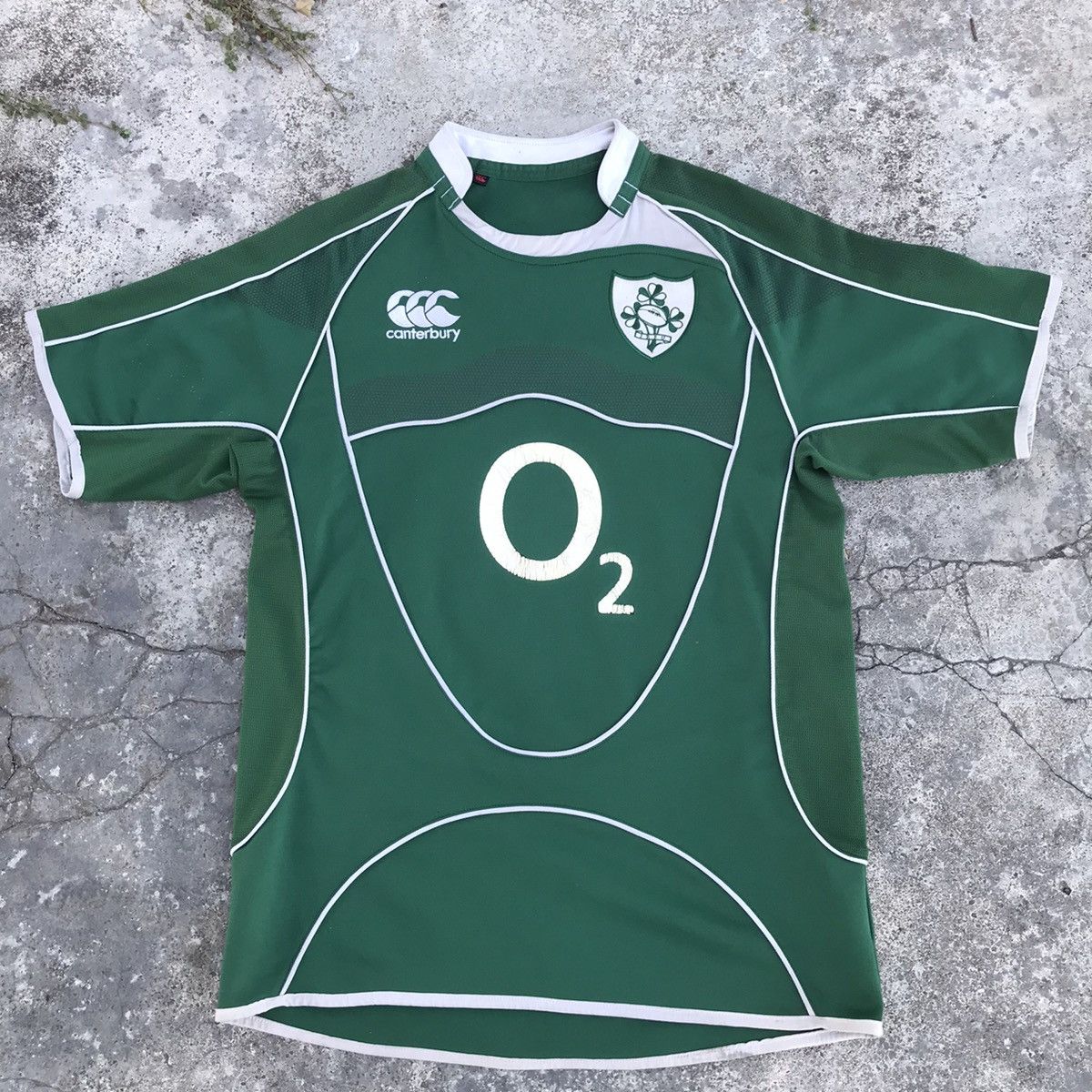 Canterbury Of New Zealand 2006-2008 Ireland Home Rugby Jersey ...