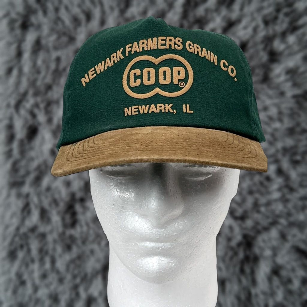 CO Newark Grain Co Op Vintage Suede Hat Cap USA Made Extra Large VGUC ...