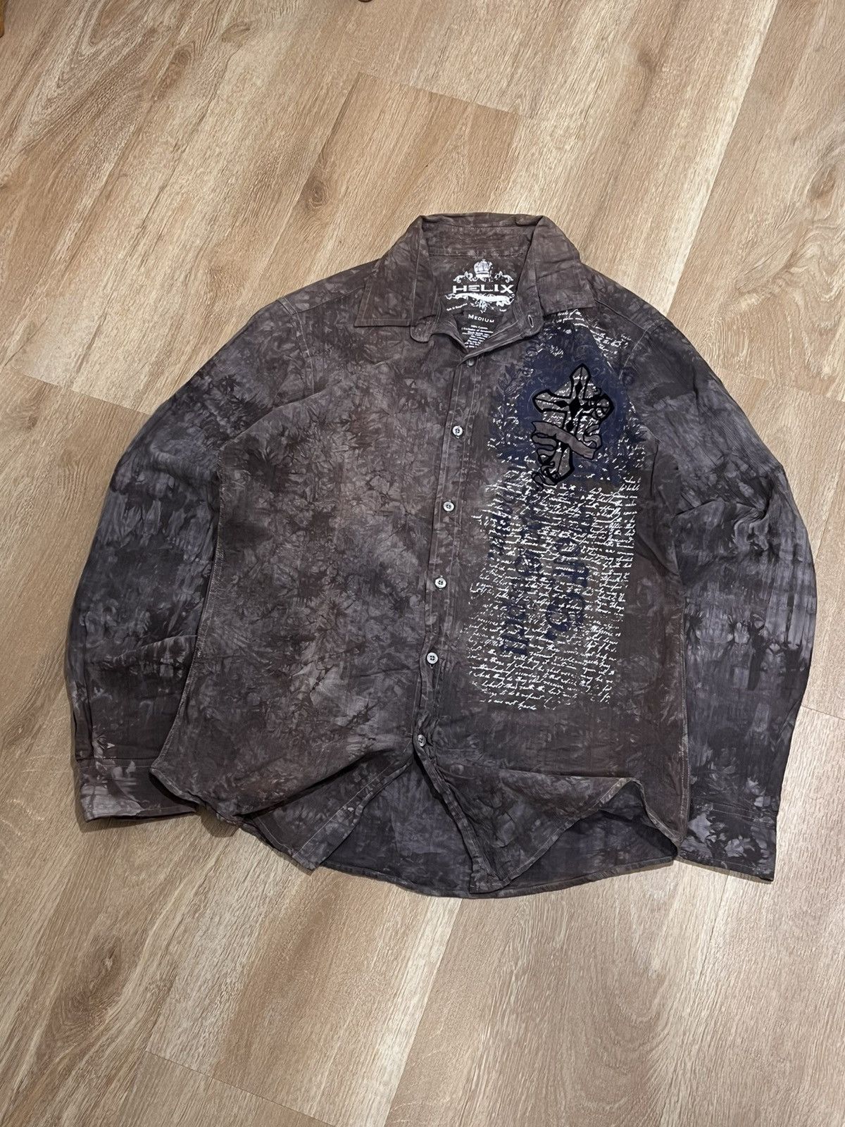 Affliction × Helix × True Religion Helix Gothic Shirt y2k drip swag ...